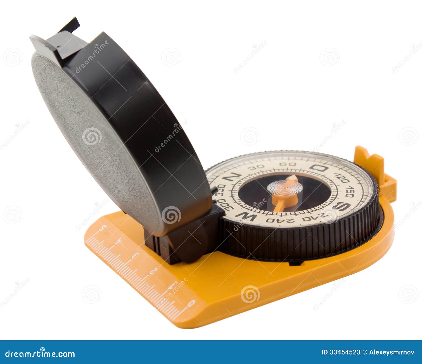 Plastic Tourist Compass Ruler Stock Photos - Free & Royalty-Free Stock ...