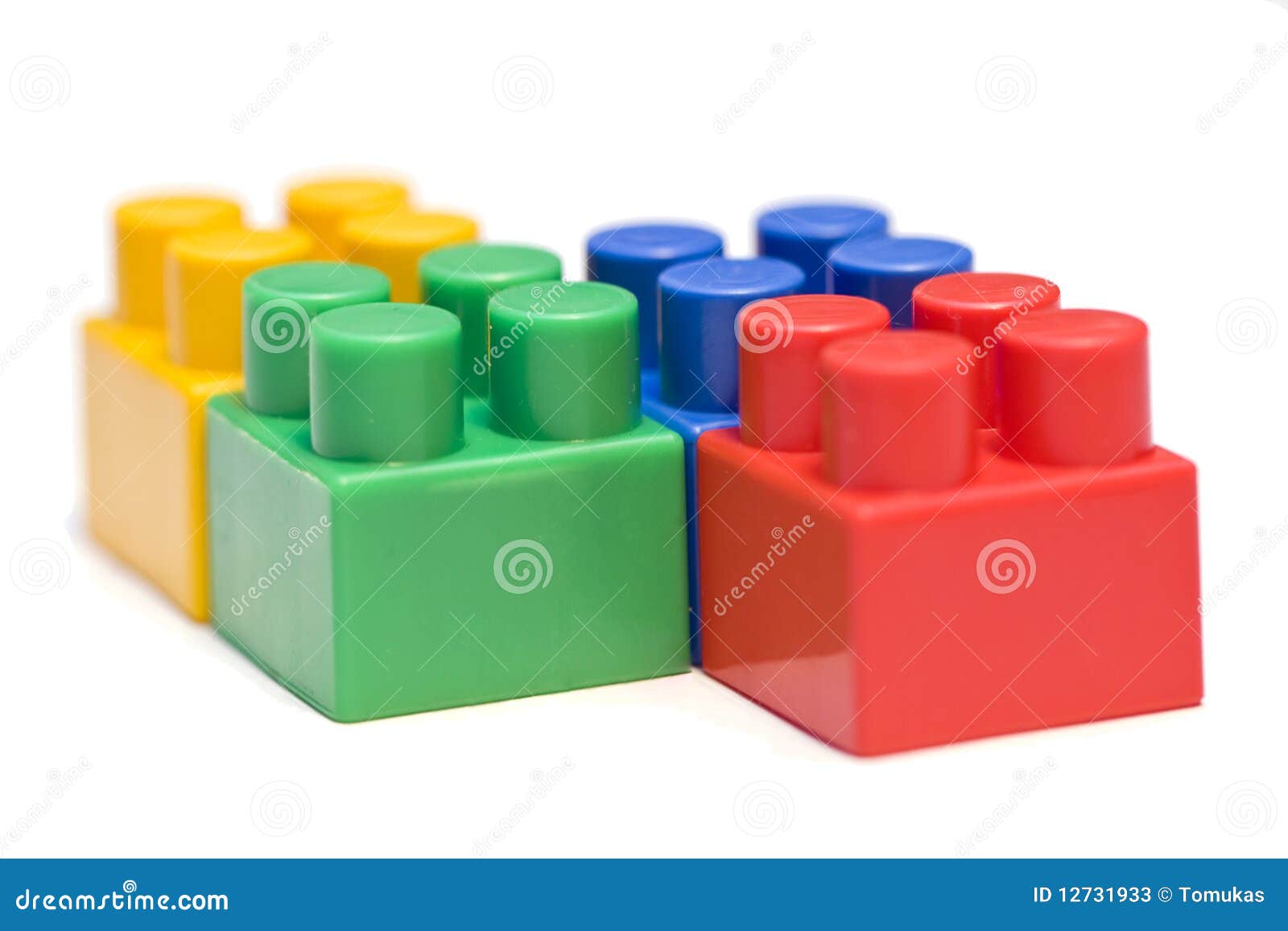 Plastic toy bricks stock image. Image of colored, childhood - 12731933