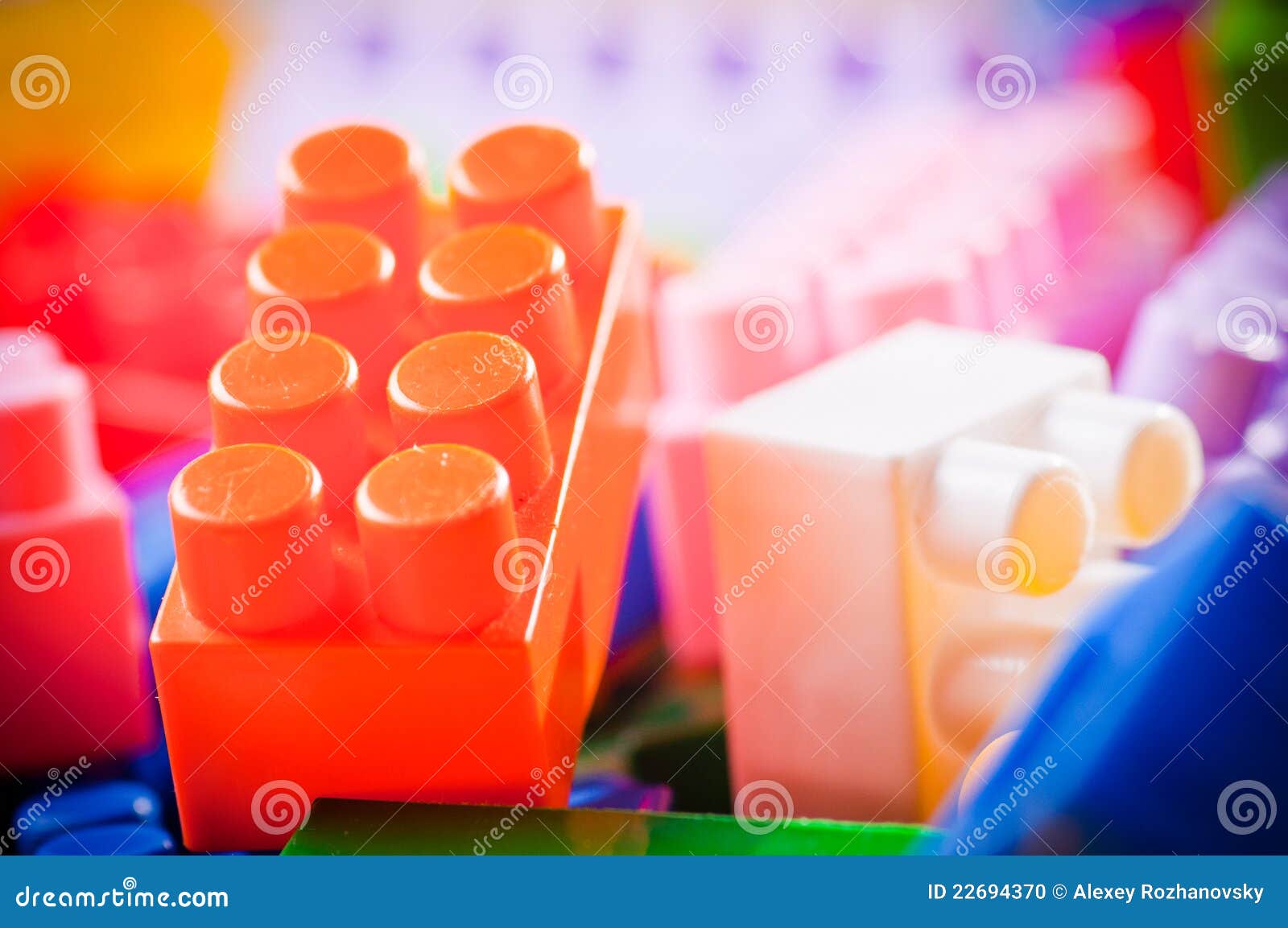 Plastic toy bricks stock photo. Image of plan, game, element - 22694370
