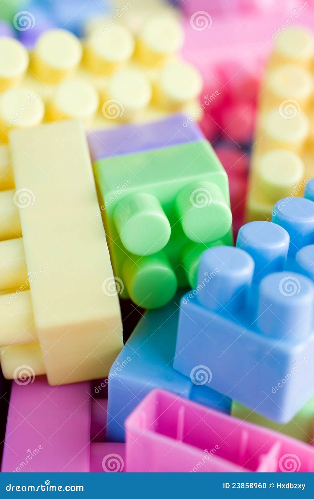 Plastic toy bricks stock photo. Image of create, building - 23858960