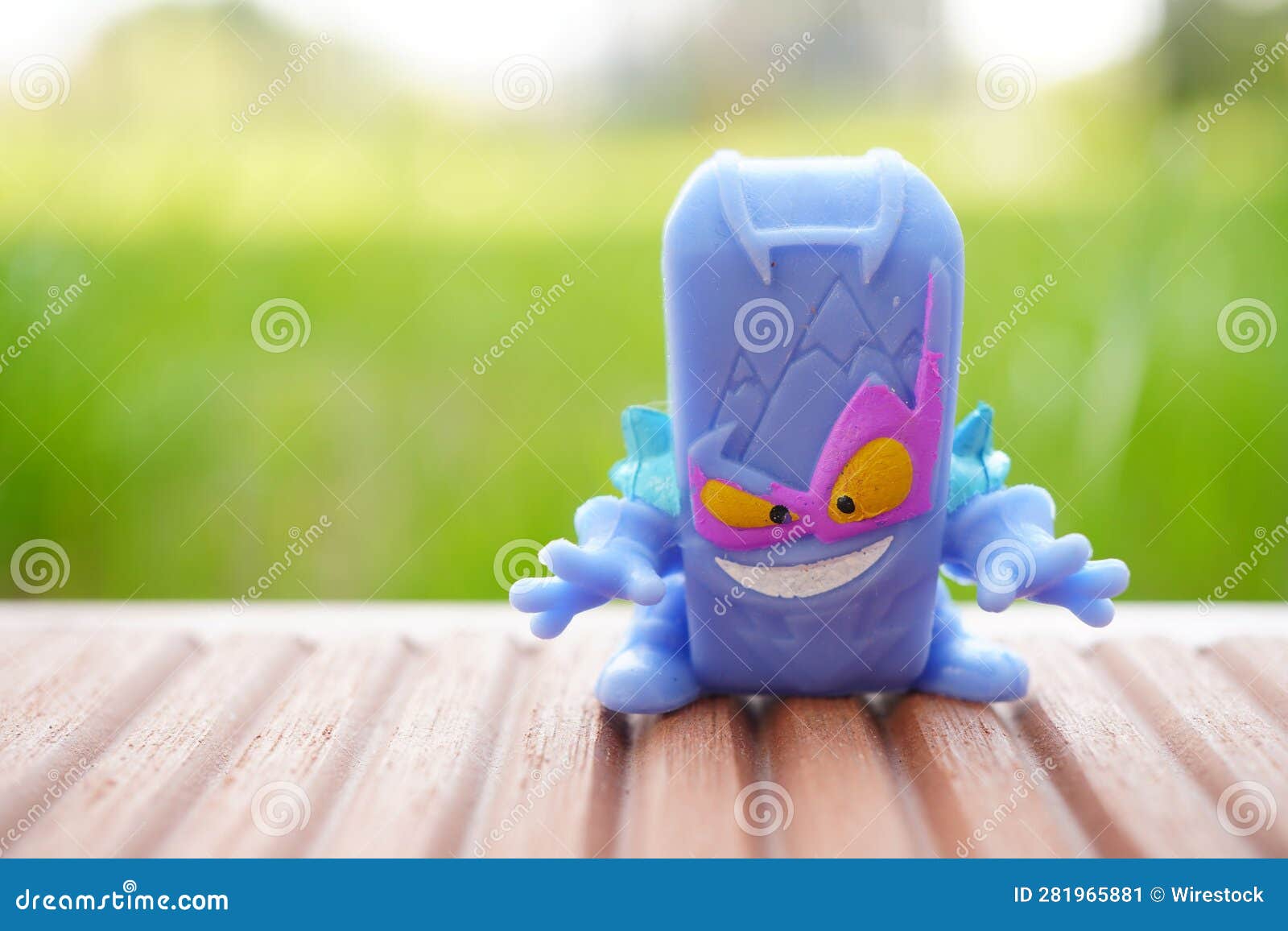 Plastic Toy Figurine Featuring an Evil-looking Grin Editorial Photo ...