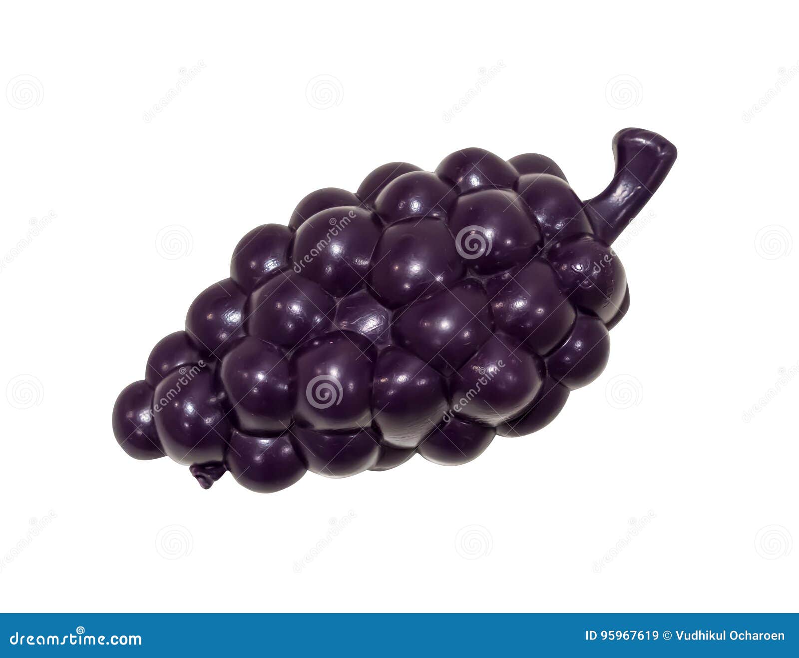 Plastic Toy Grape Isolated on White Stock Image - Image of healthy ...