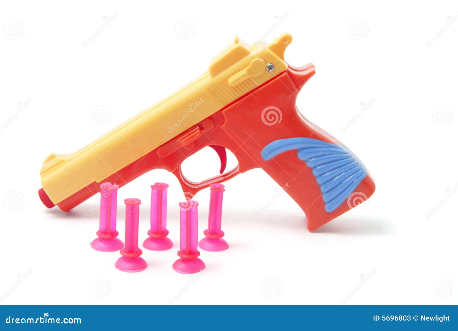 Plastic Toy Gun and Bullets Stock Image - Image of pistol, plastic: 5696803
