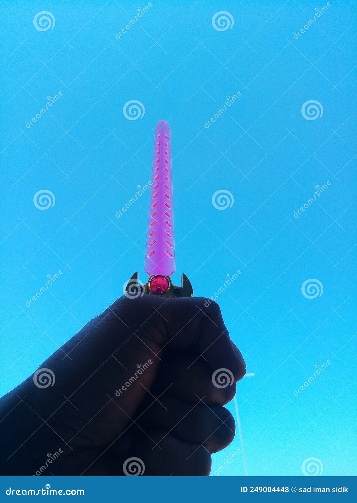 Plastic toy sword stock photo. Image of blue, plastic - 249004448