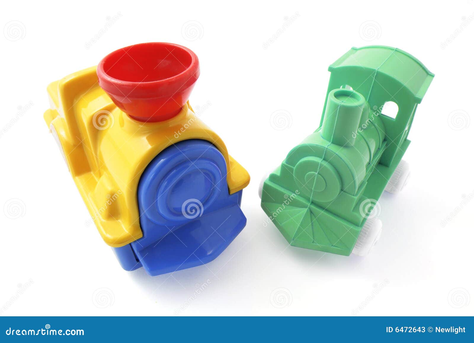 Plastic Toy Trains stock image. Image of colourful, locomotive - 6472643