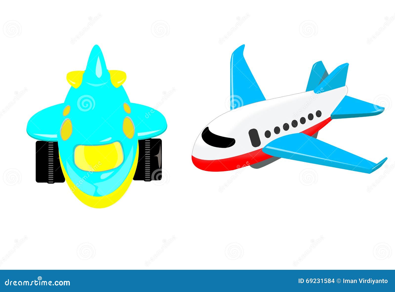 Set Of Toys With Airplane, The Submarine, Truck, Dump Truck, Helicopter ...