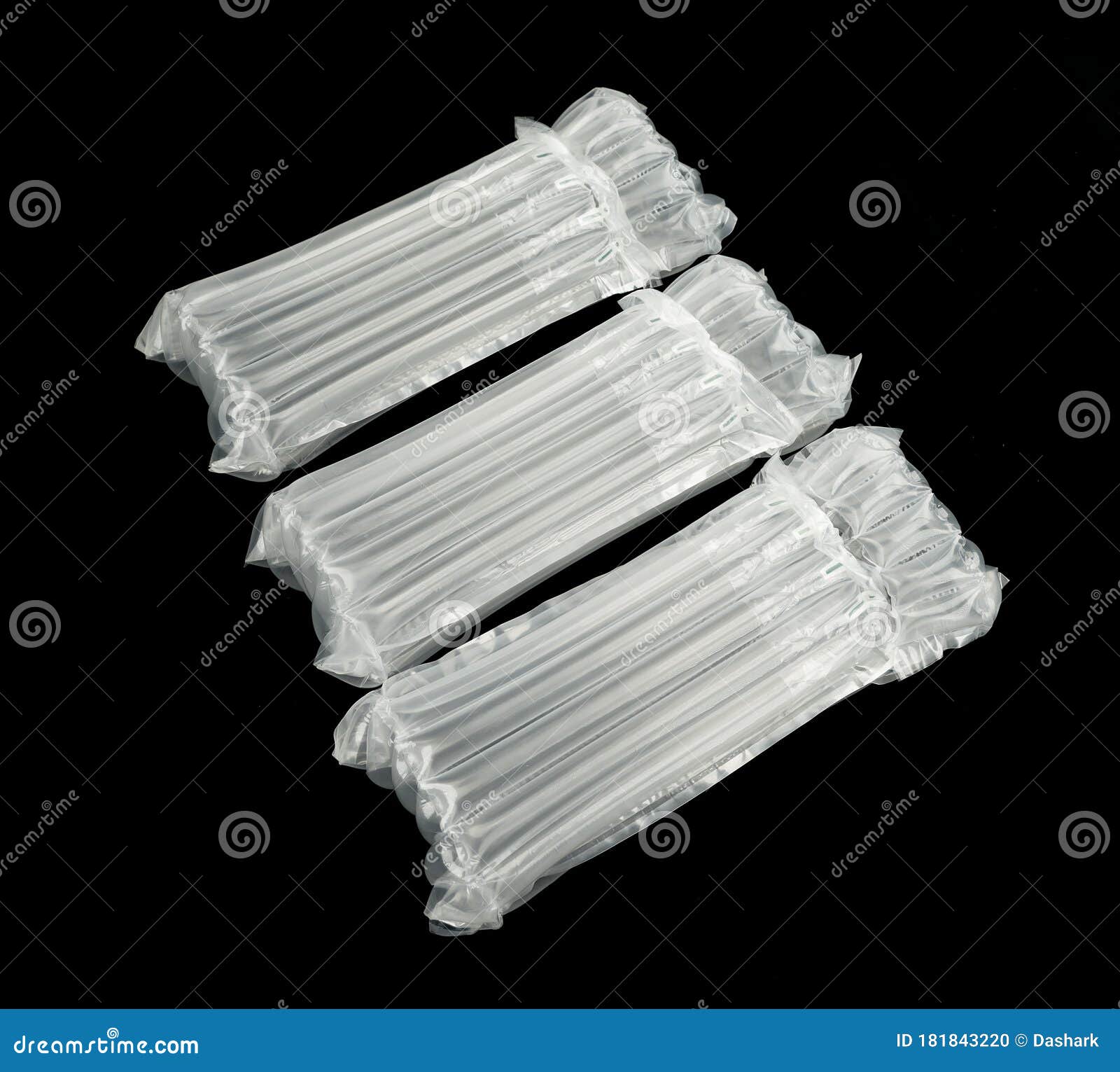 Plastic Translucent Air Packaging Stock Photo - Image of product ...