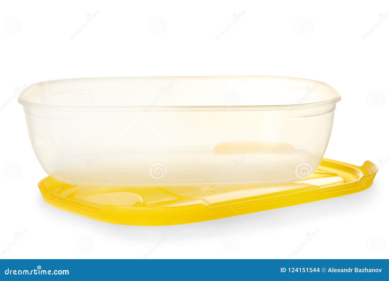Plastic Transparent Container Stock Photo - Image of white, design ...
