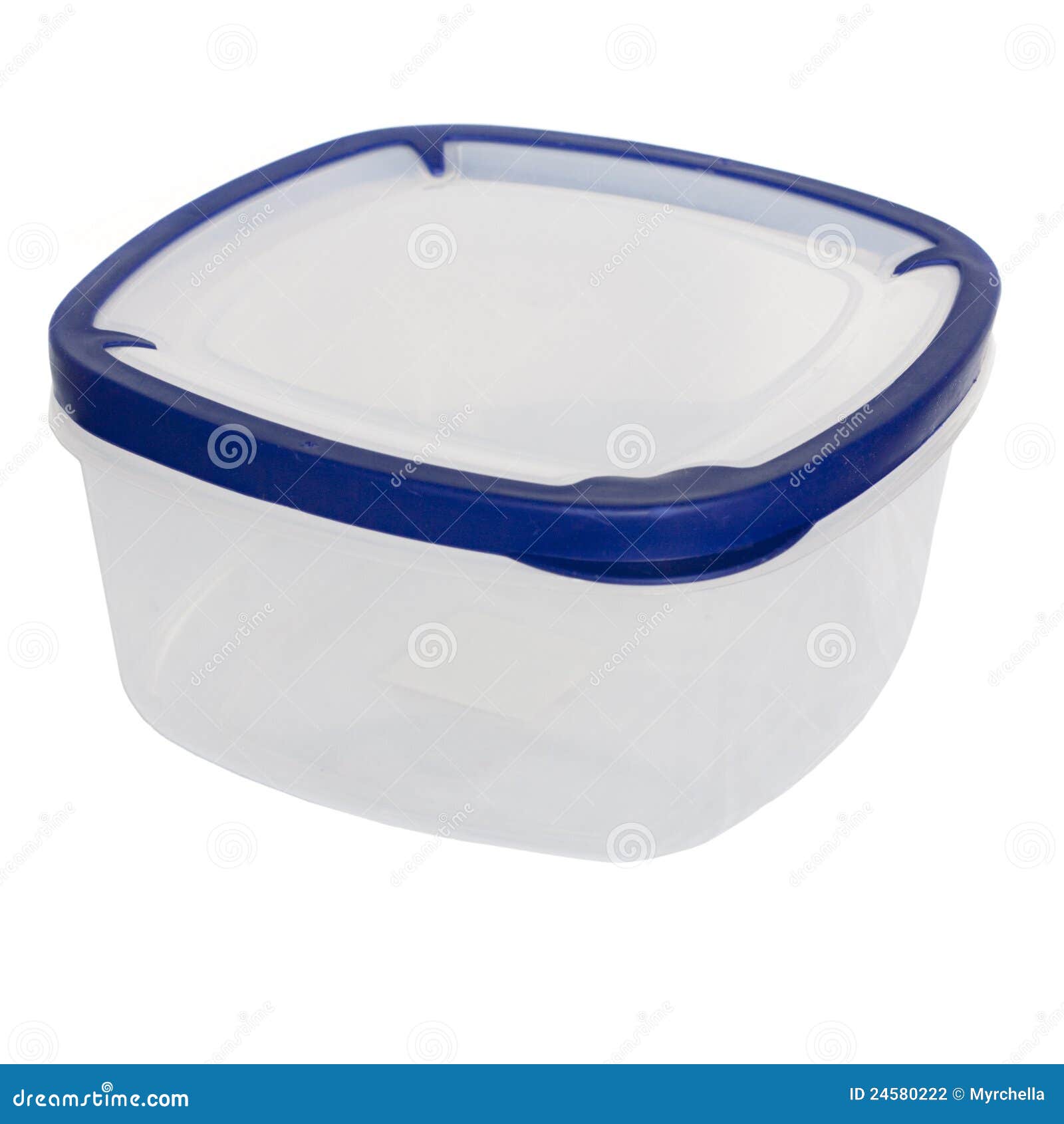 A Plastic Transparent Food Container Stock Photo - Image of lunch ...