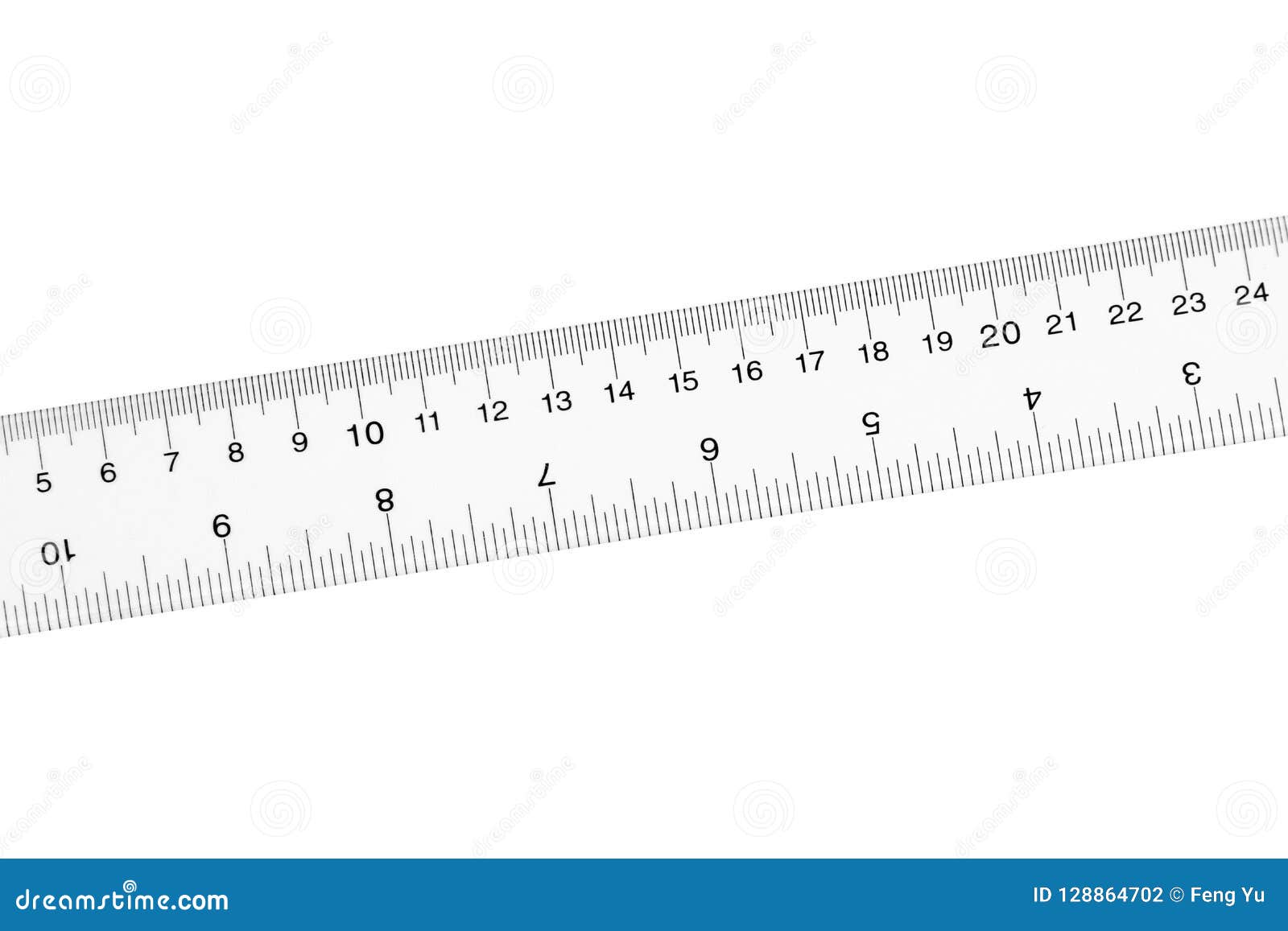 A plastic Ruler stock photo. Image of measurement, plastic - 128864702