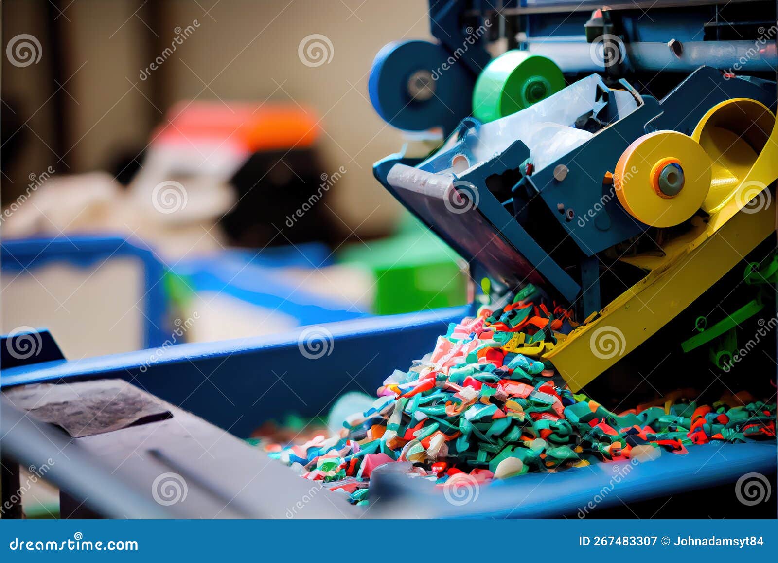 Plastic trash sorting. stock illustration. Illustration of sorting ...