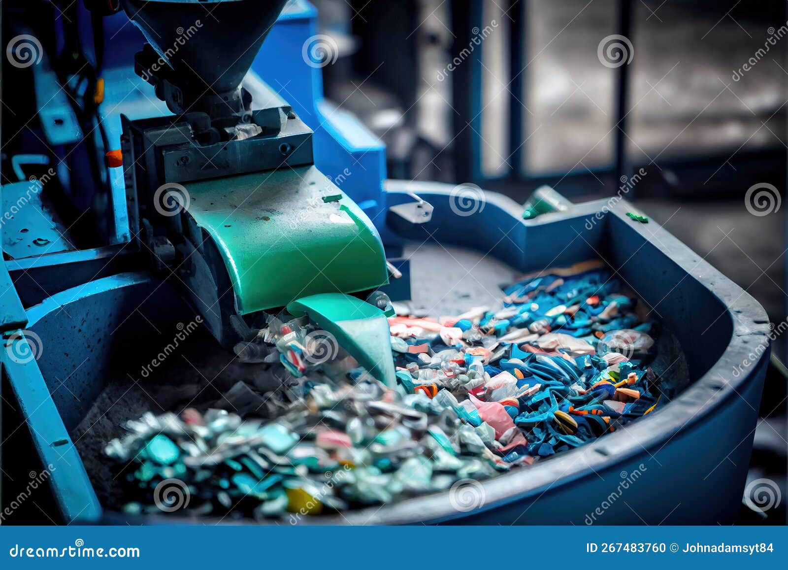 Plastic trash sorting. stock illustration. Illustration of ...