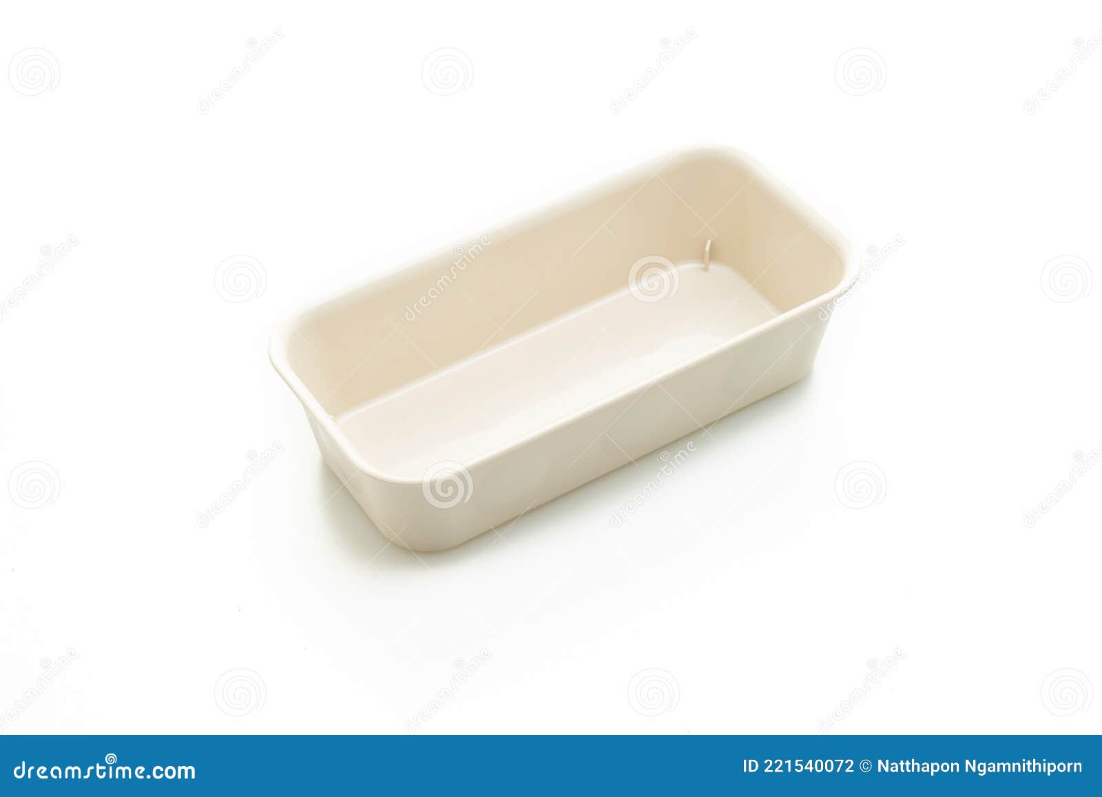 Plastic Tray or Plastic Box on White Background Stock Photo - Image of ...
