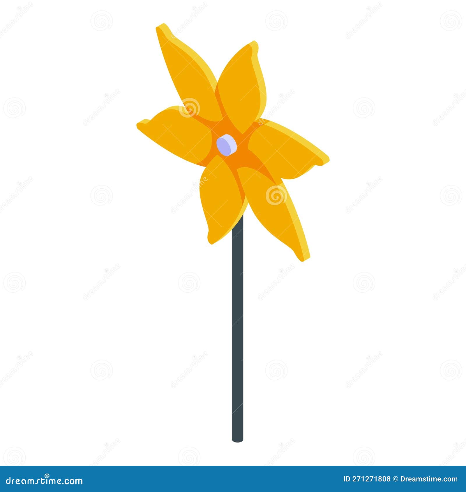 Wind Pinwheel Toys, Colorful Windmill Toy Cartoon Design. Children ...