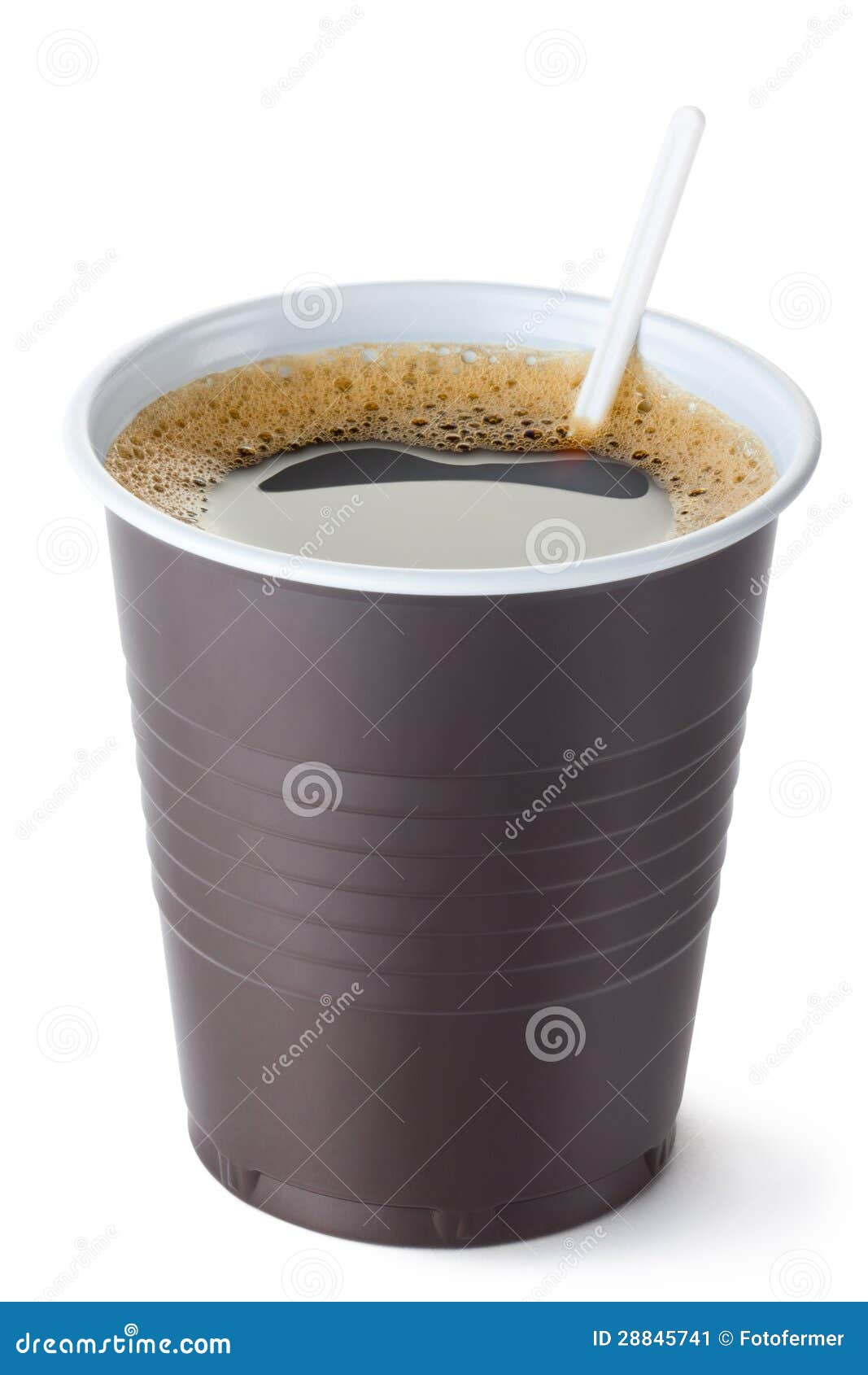Plastic vending coffee cup stock image. Image of plastic - 28845741