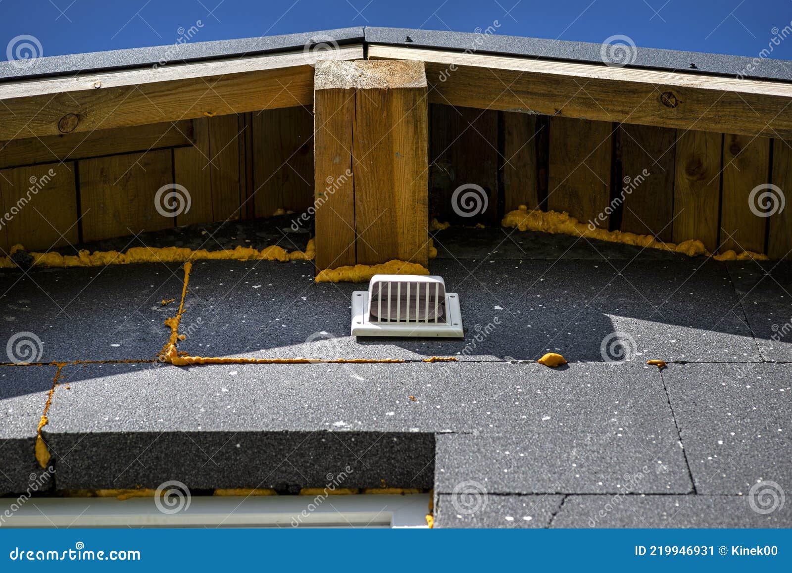 A Plastic Ventilation Grille on the Facade of the Building Made of ...