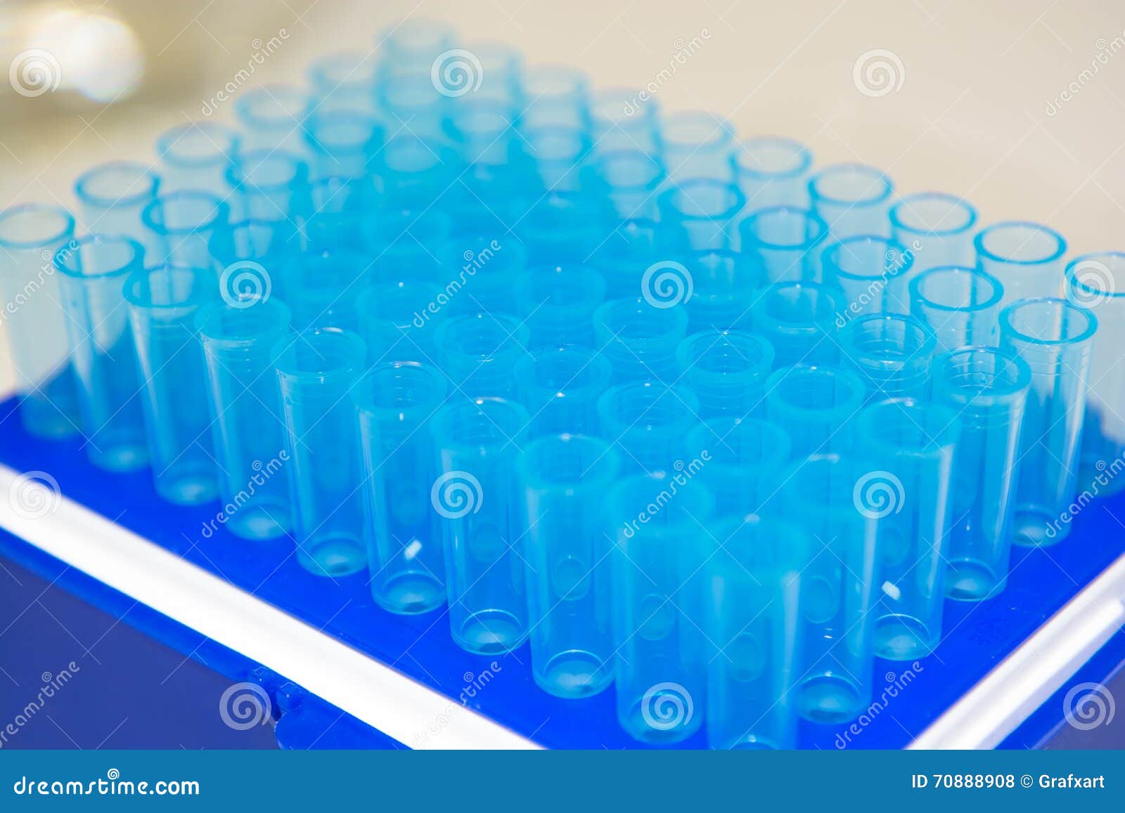 Plastic Vials in Chemical Laboratory Stock Photo - Image of close ...
