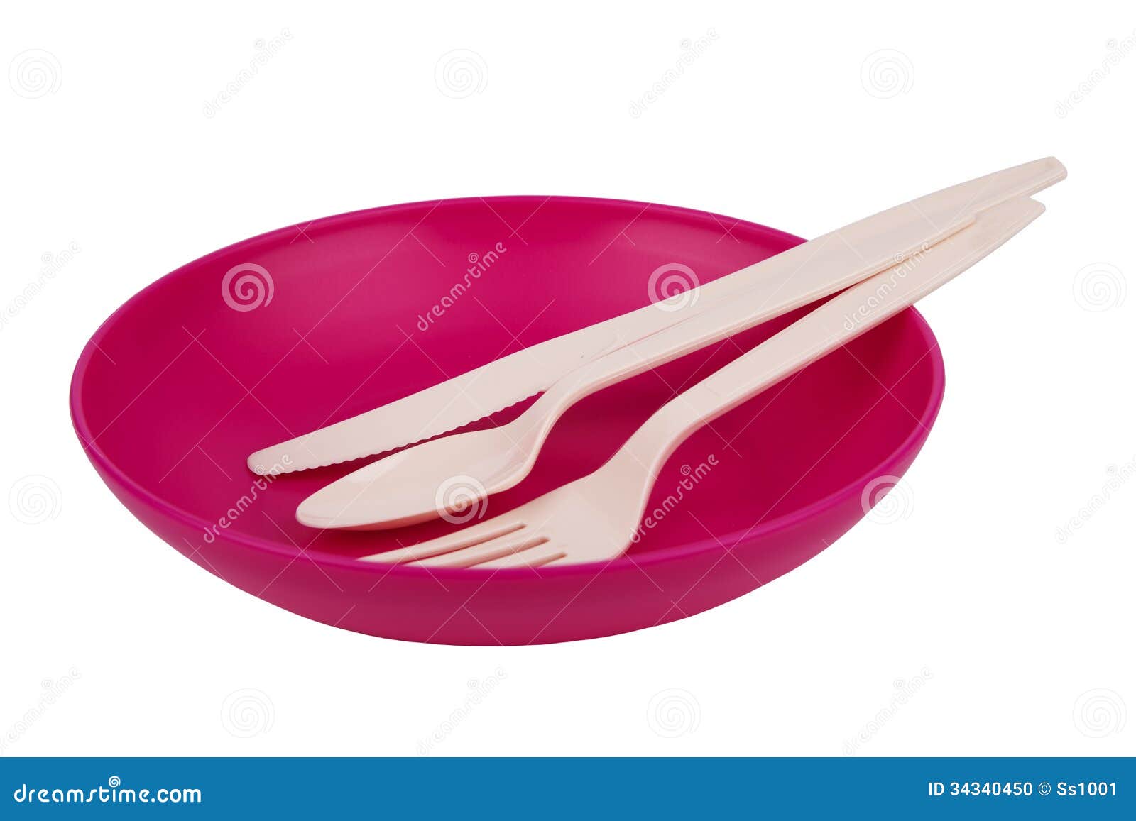 Plastic ware stock photo. Image of cutlery, blank, object - 34340450