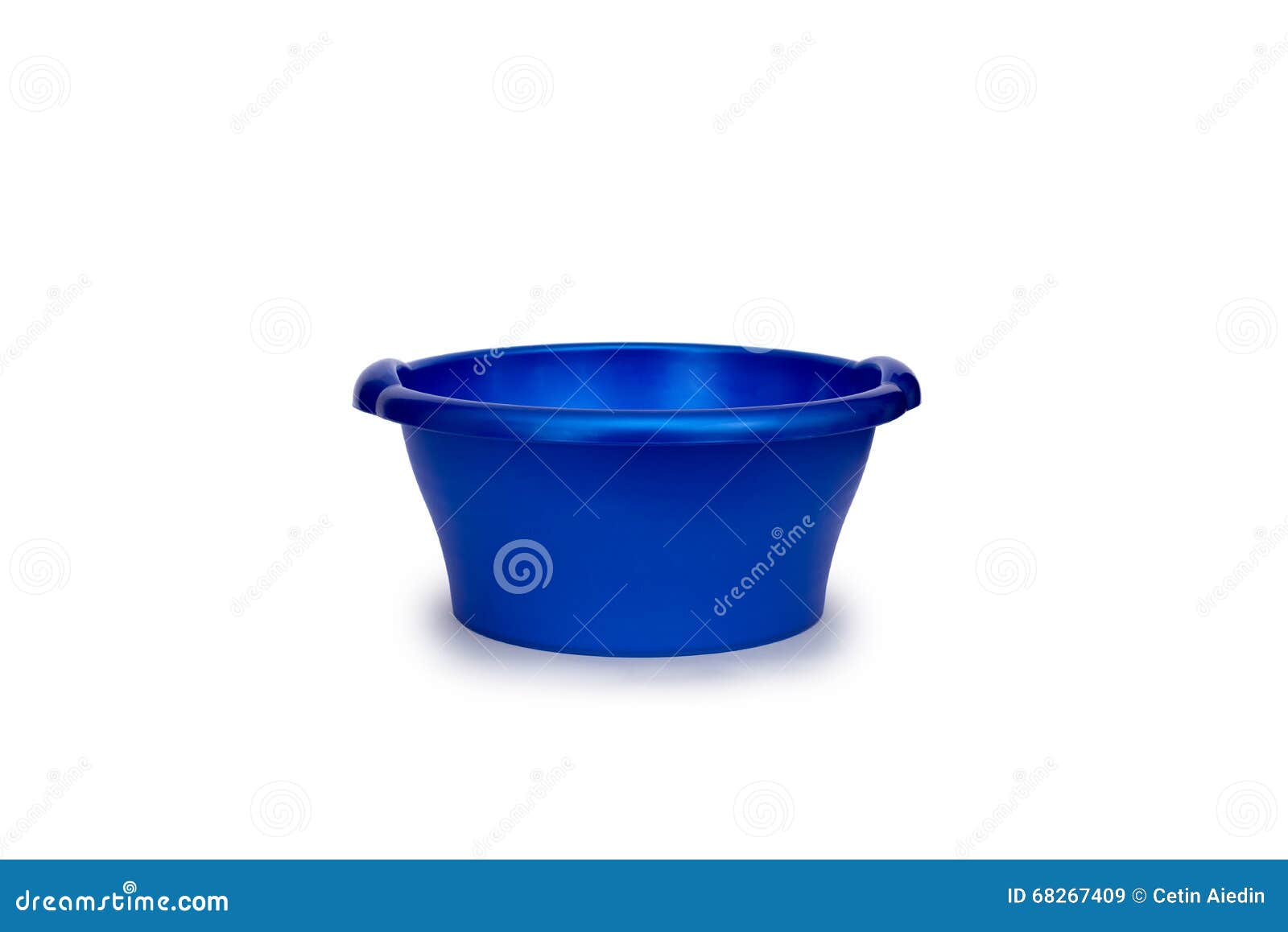 Plastic Wash/Cleaning Basin - Blue Stock Image - Image of laundry, dish ...