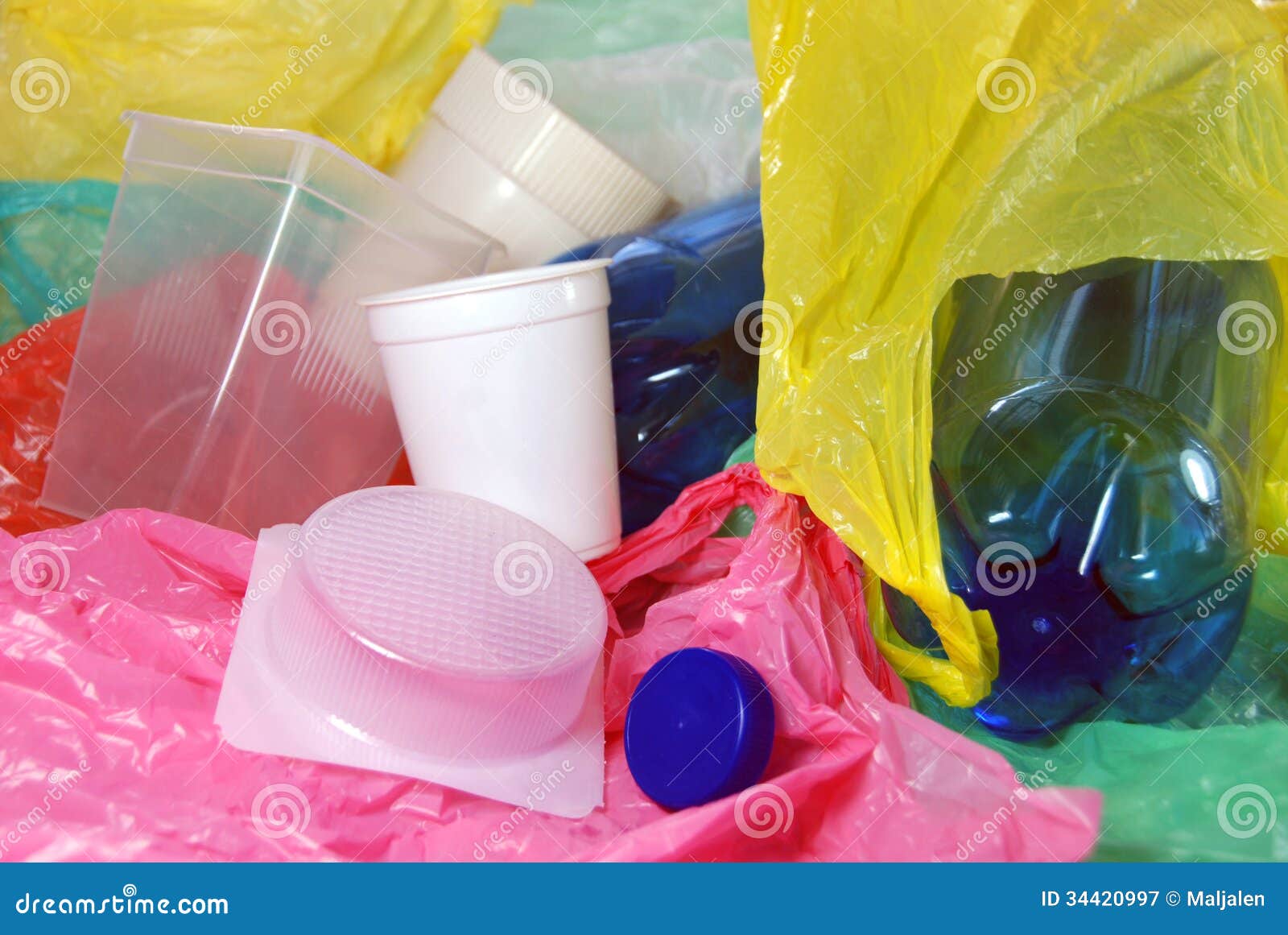 Plastic waste collection stock image. Image of colors - 34420997