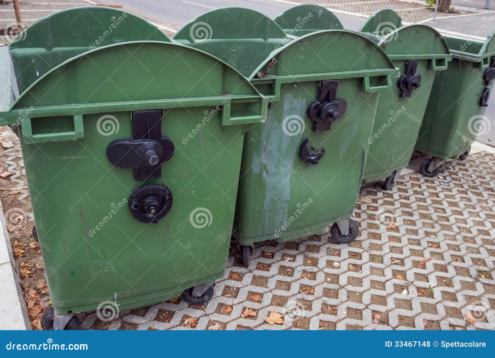 Plastic waste containers stock photo. Image of dusting - 33467148