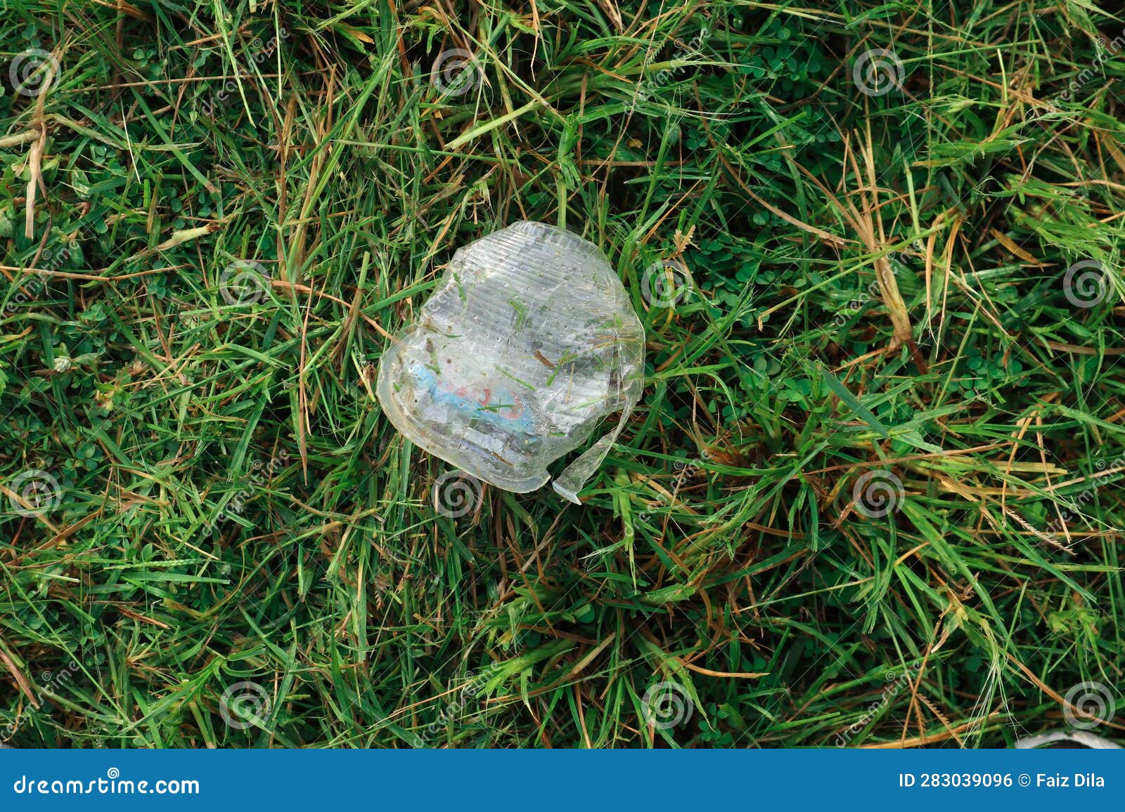Plastic Waste, Dumped on Green Grass Stock Photo - Image of dumped ...