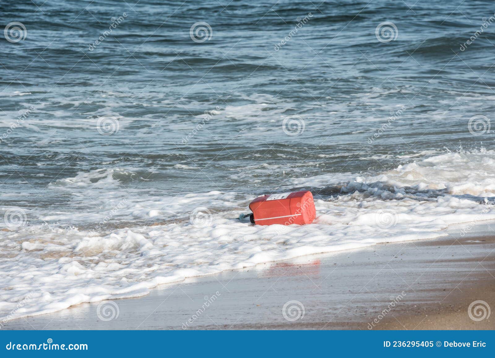 Plastic Container Floating on the Sea Stock Image - Image of rejection ...