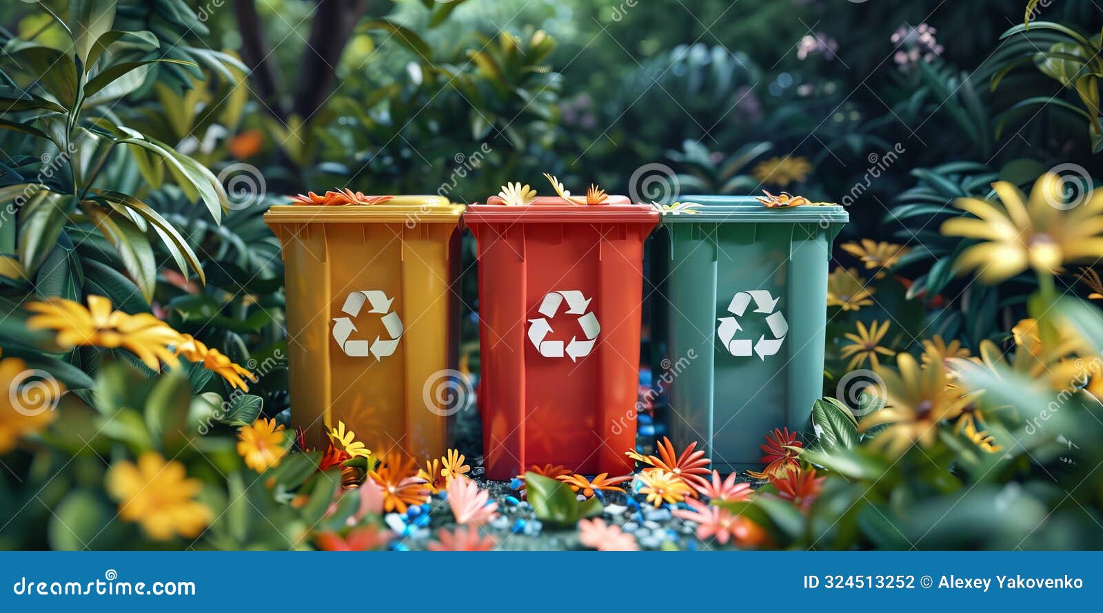 Plastic Waste Management Concept Stock Photo - Image of waste, colorful ...