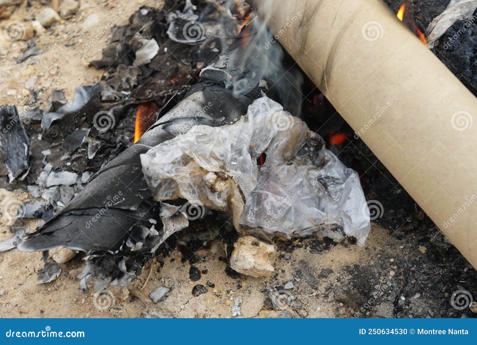 The Plastic Bag Caught Fire, Produced White Smoke, and Produced a Foul ...