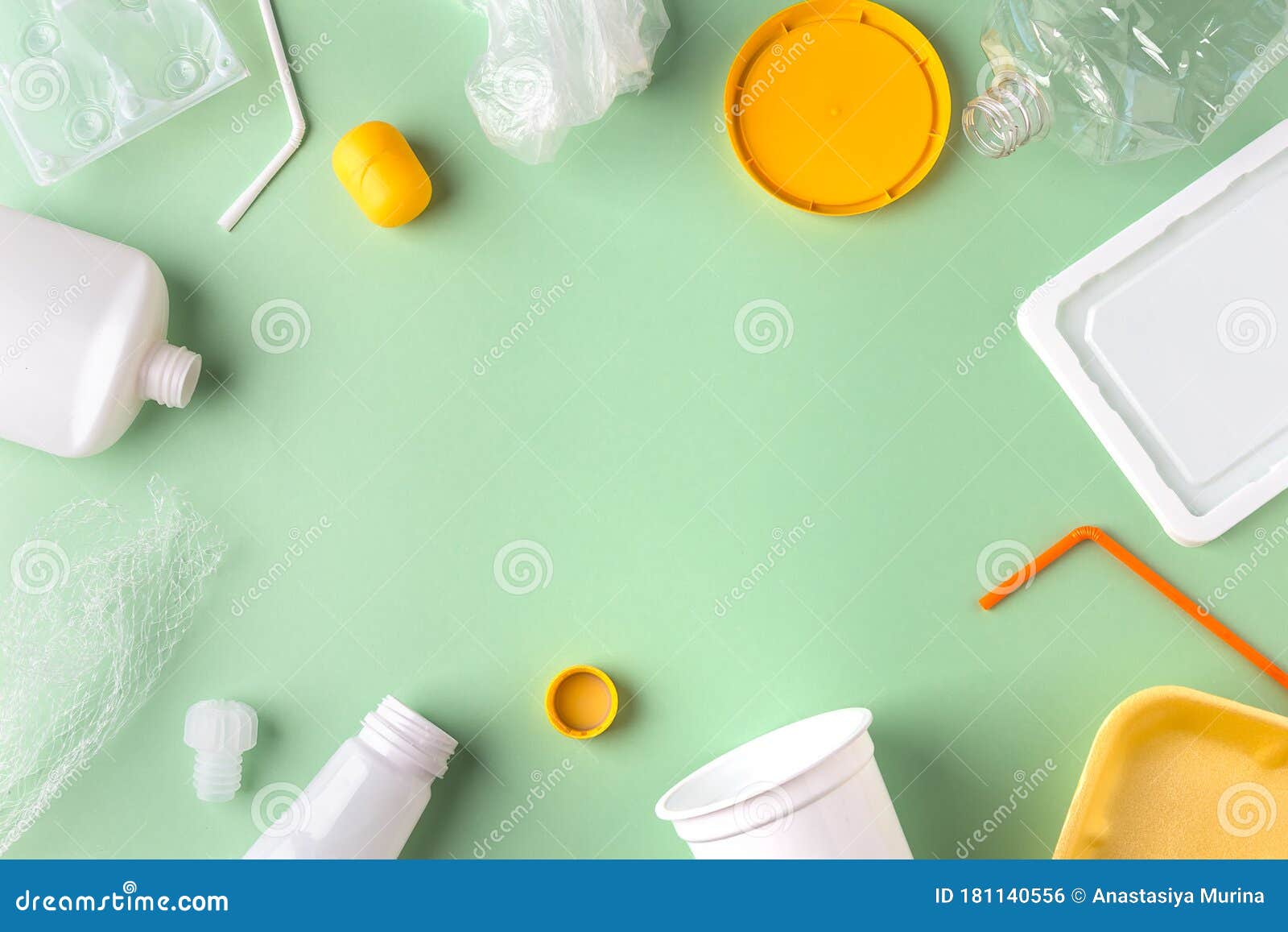 Plastic Waste for Recycling and Reuse Stock Photo - Image of business ...