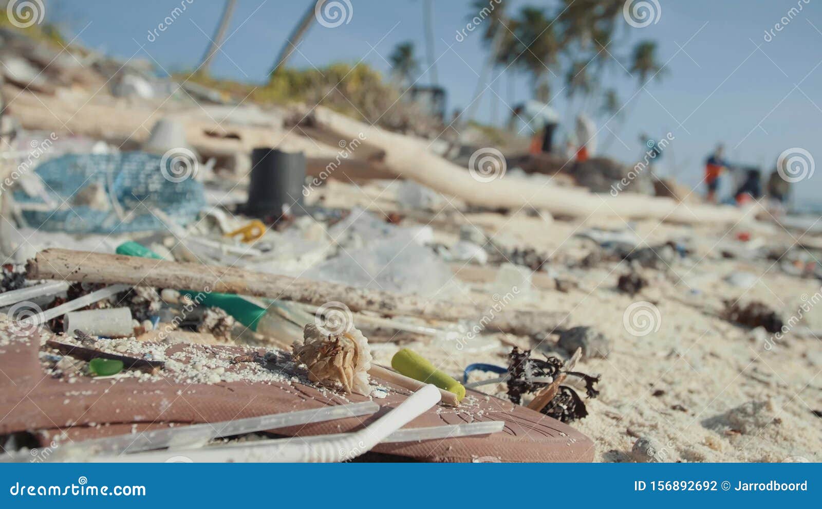 Marine Debris Plastic on the Beach Stock Footage - Video of coast ...