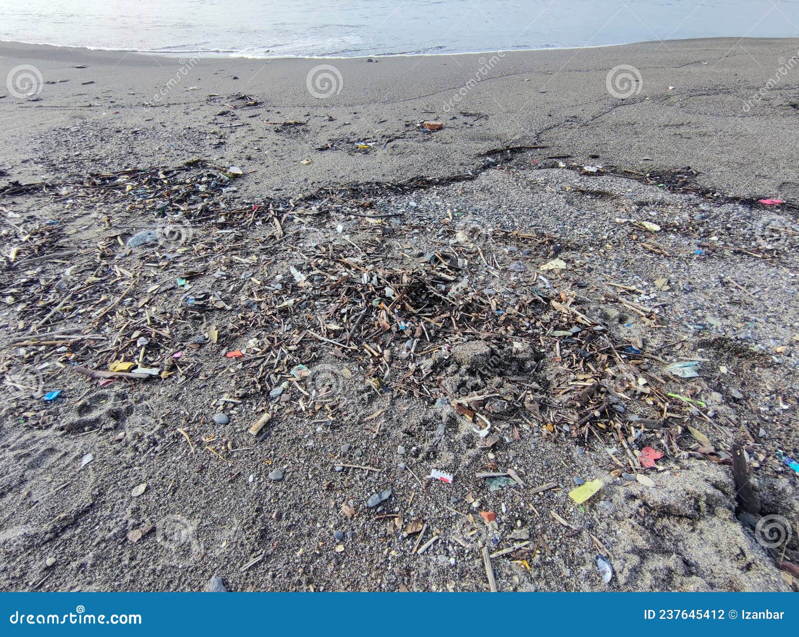 Plastic Waste Rubbish Garbage on the Beach Stock Photo - Image of ...