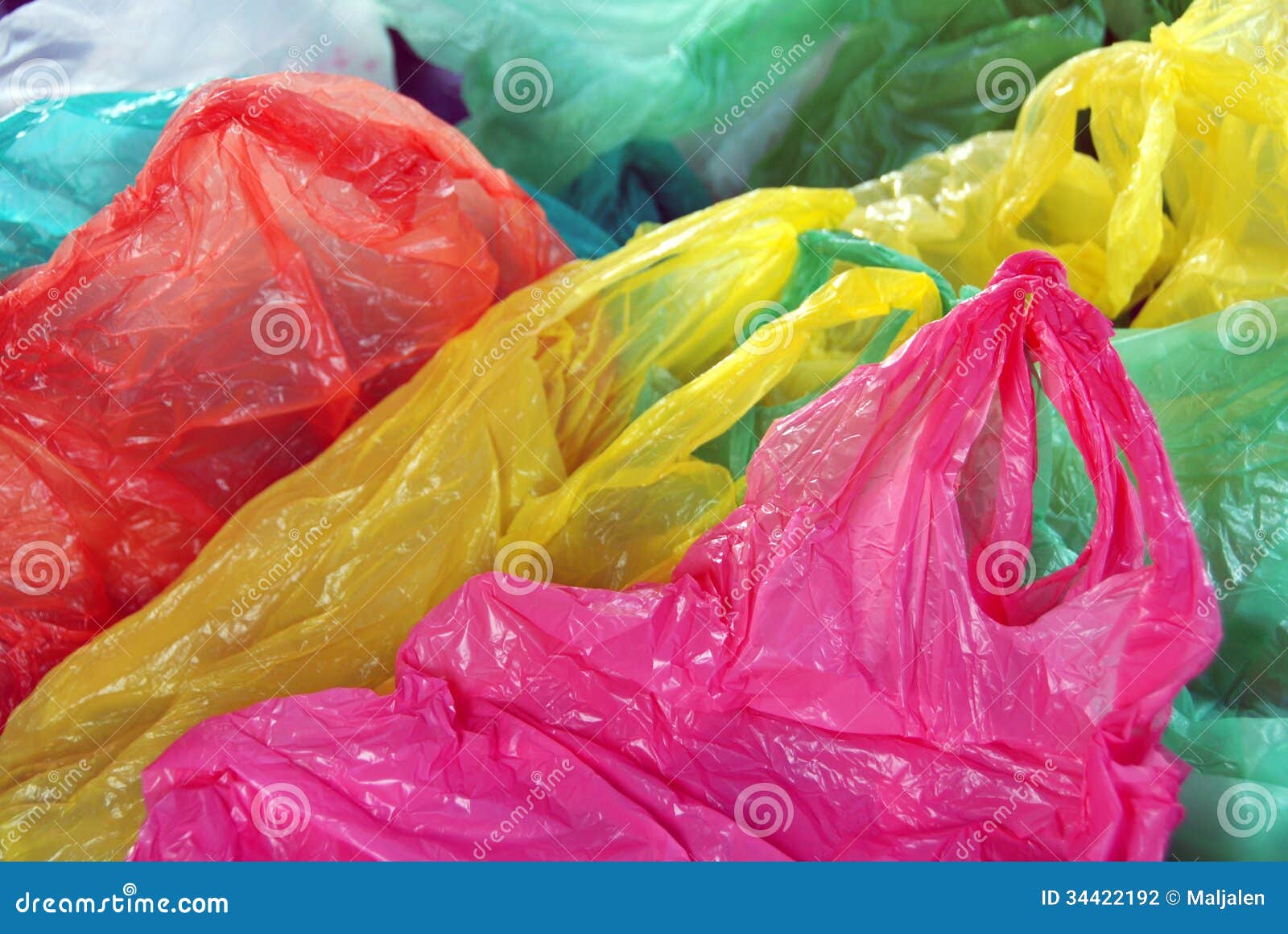 Plastic waste separation stock photo. Image of crumpled - 34422192