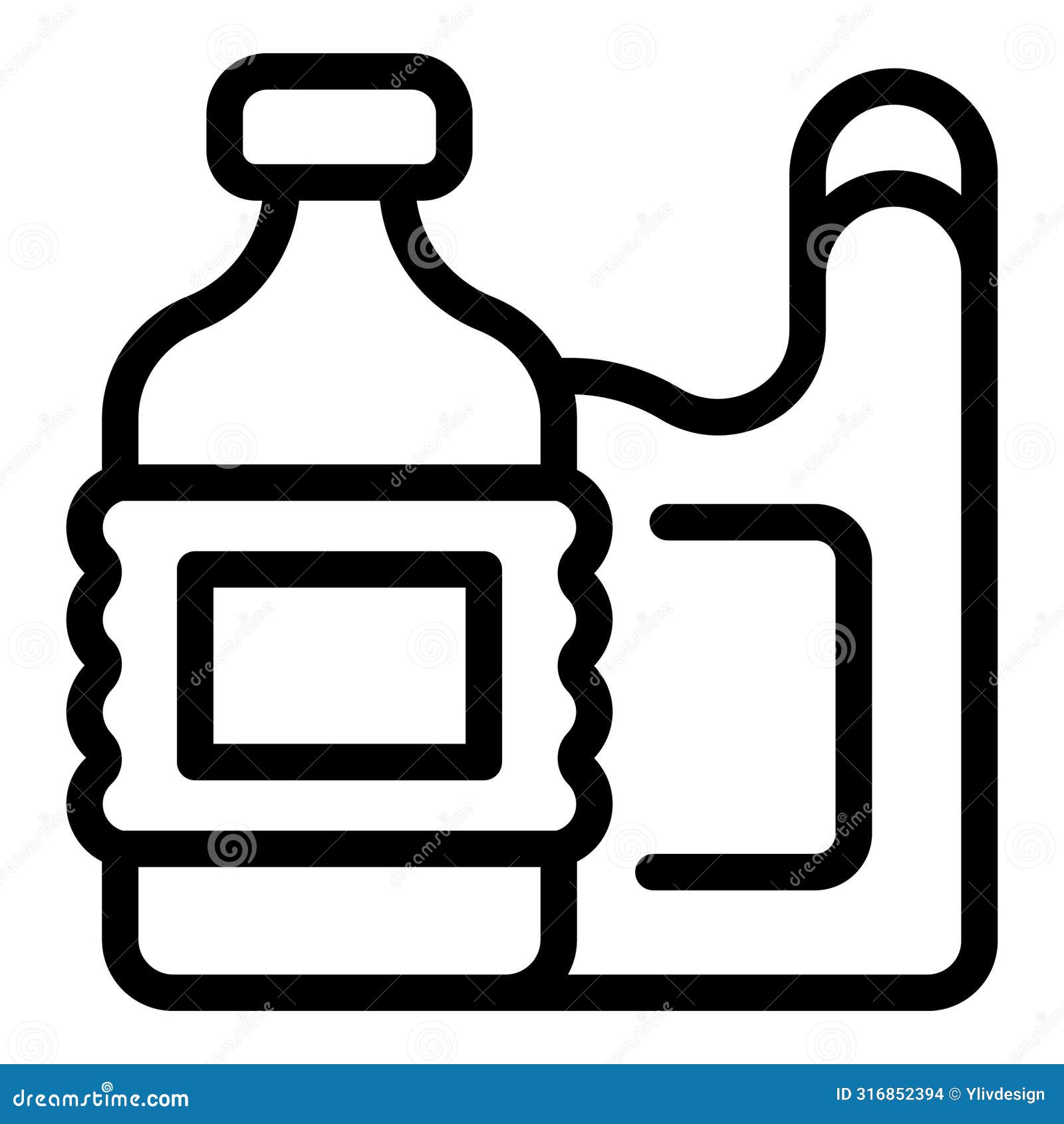 Plastic Waste Sorting Icon Outline Vector. Bottles Collection Stock ...