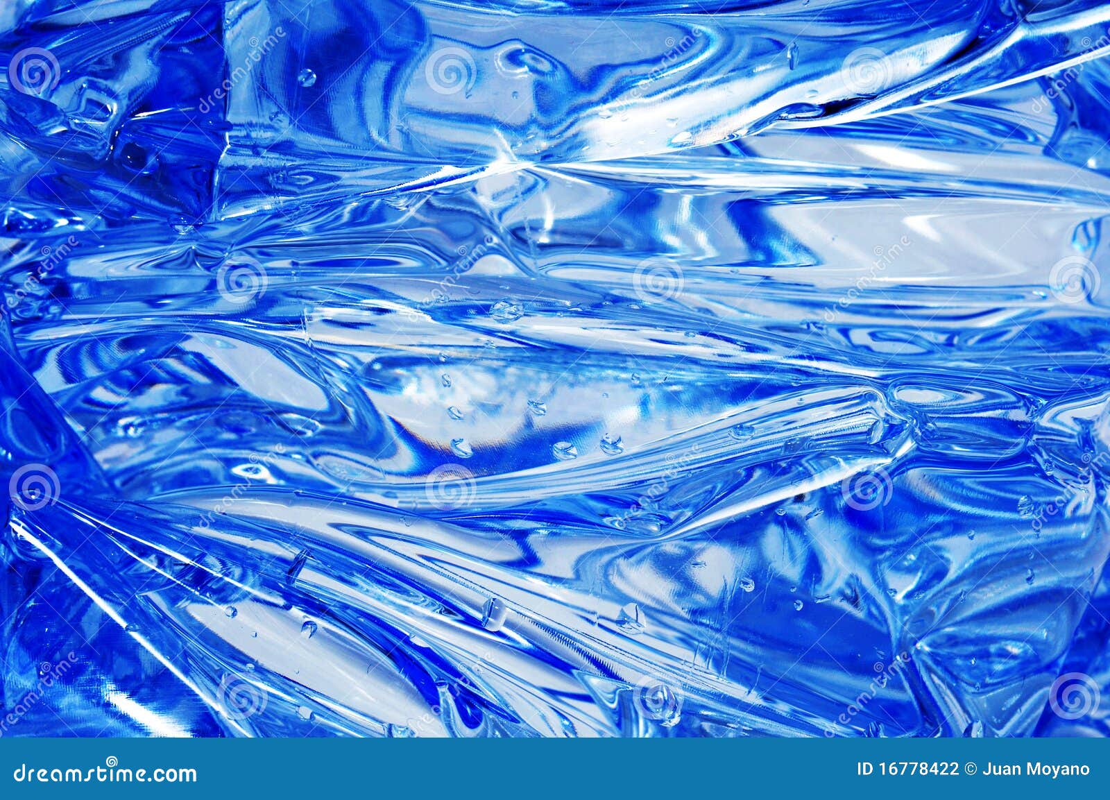 Plastic and Water Background Stock Photo - Image of isolated ...