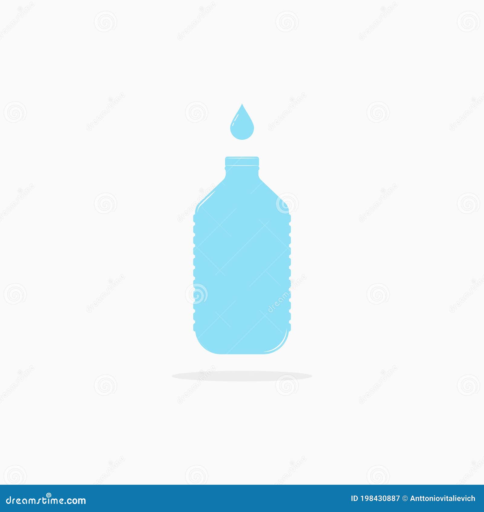 Plastic Water Bottle. Large Container for Cooler. Small Tare Icon ...