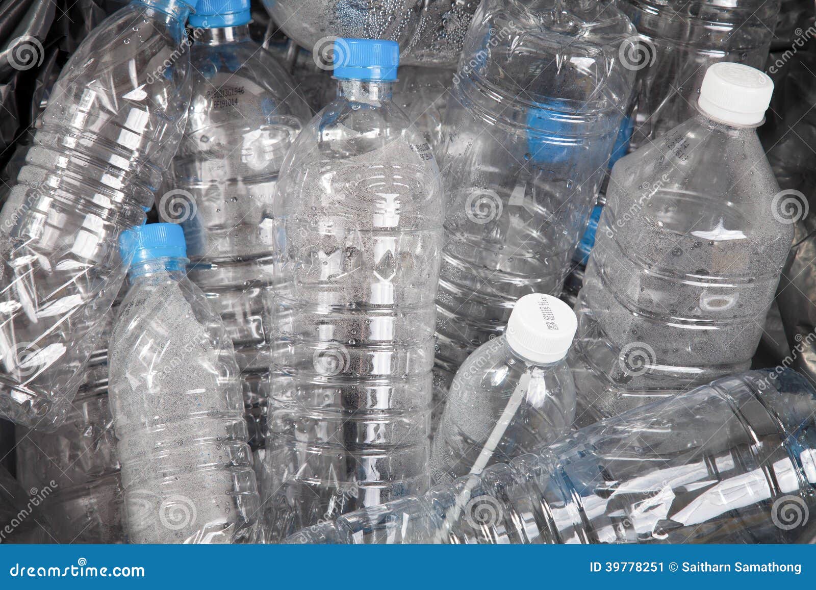 Plastic Water Bottles in the Trash Heap Stock Image - Image of bottles ...