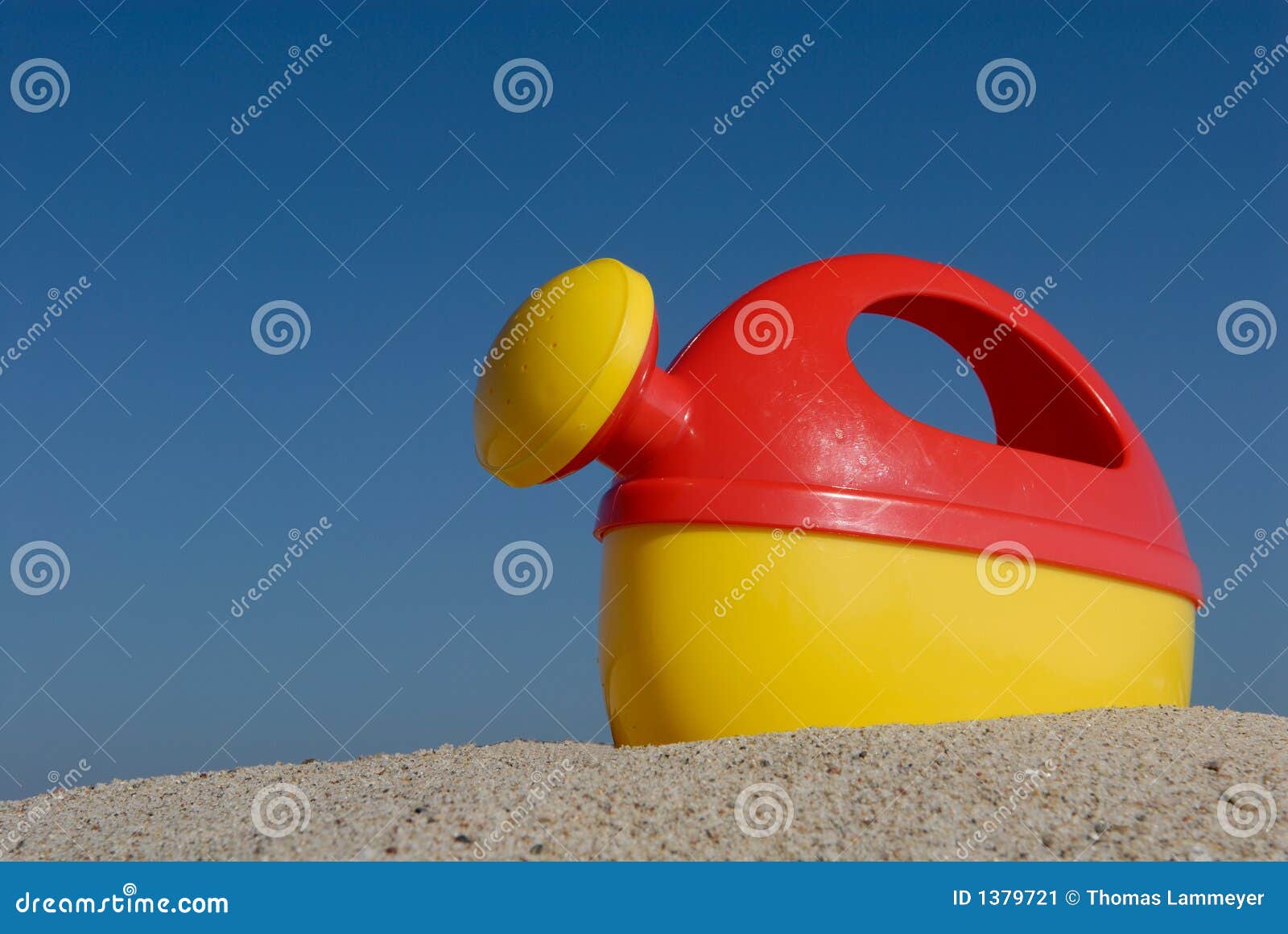 Plastic Watering Can Beach Toy Stock Image - Image of sandbox, yellow ...