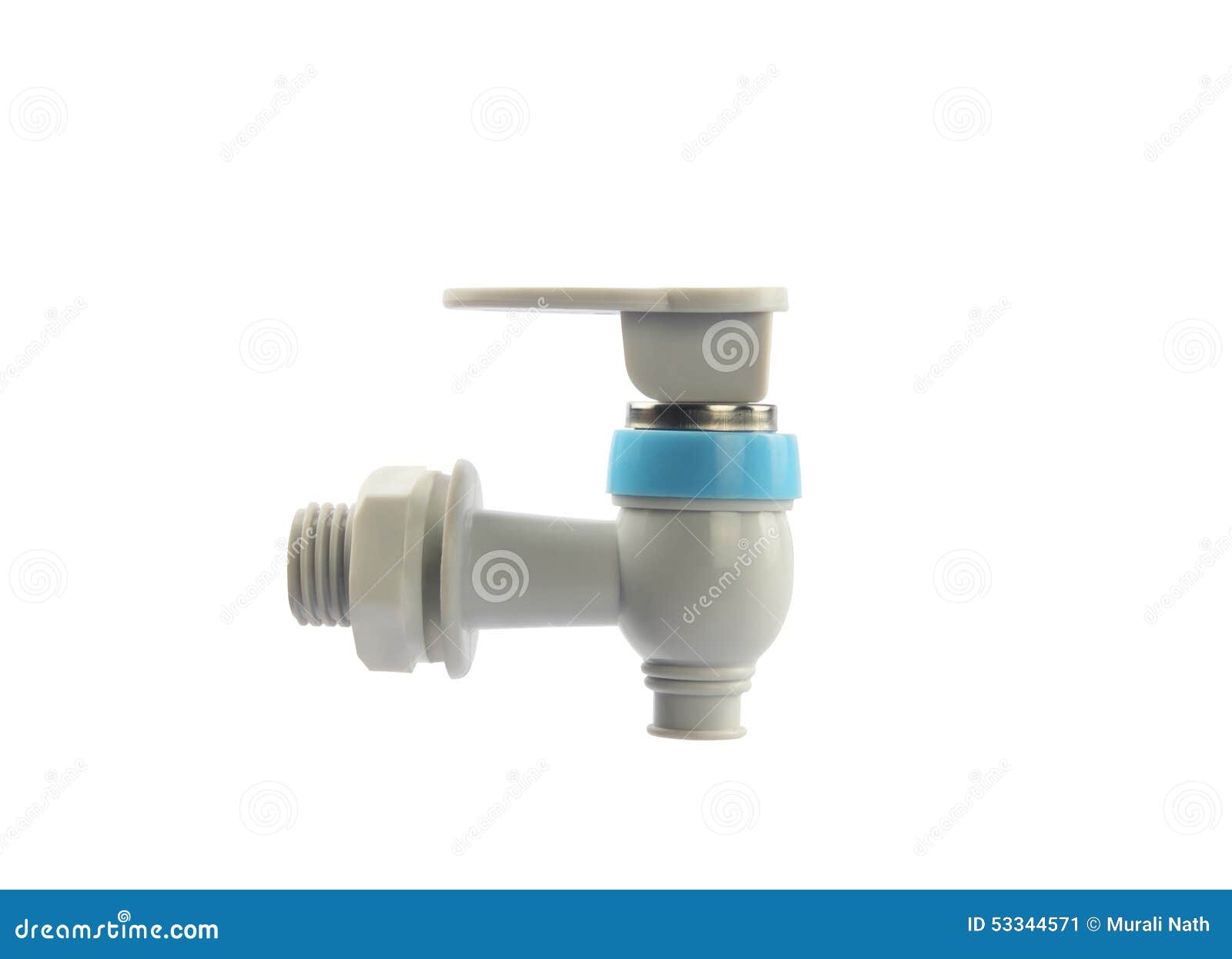 Plastic Waterkraan stock afbeelding. Image of openlucht - 53344571