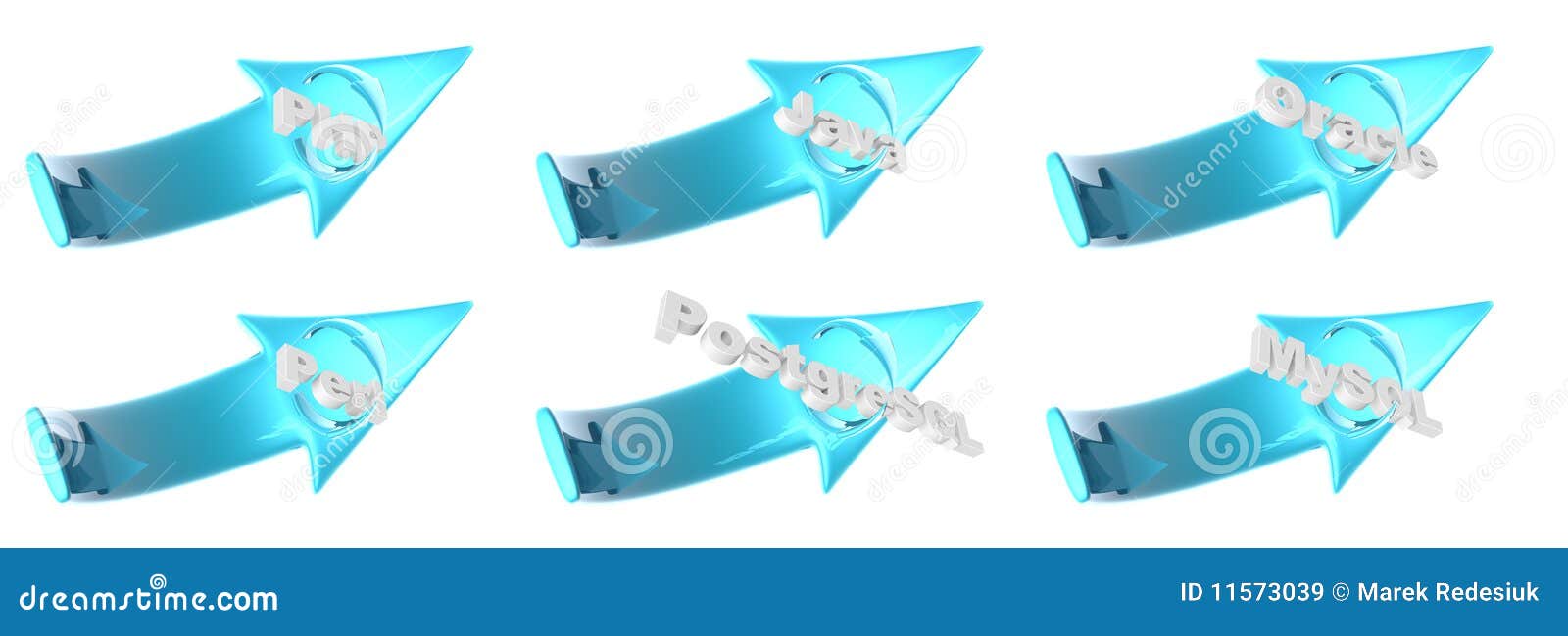 Plastic WEB Arrows - Clipping Path Stock Illustration - Illustration of ...