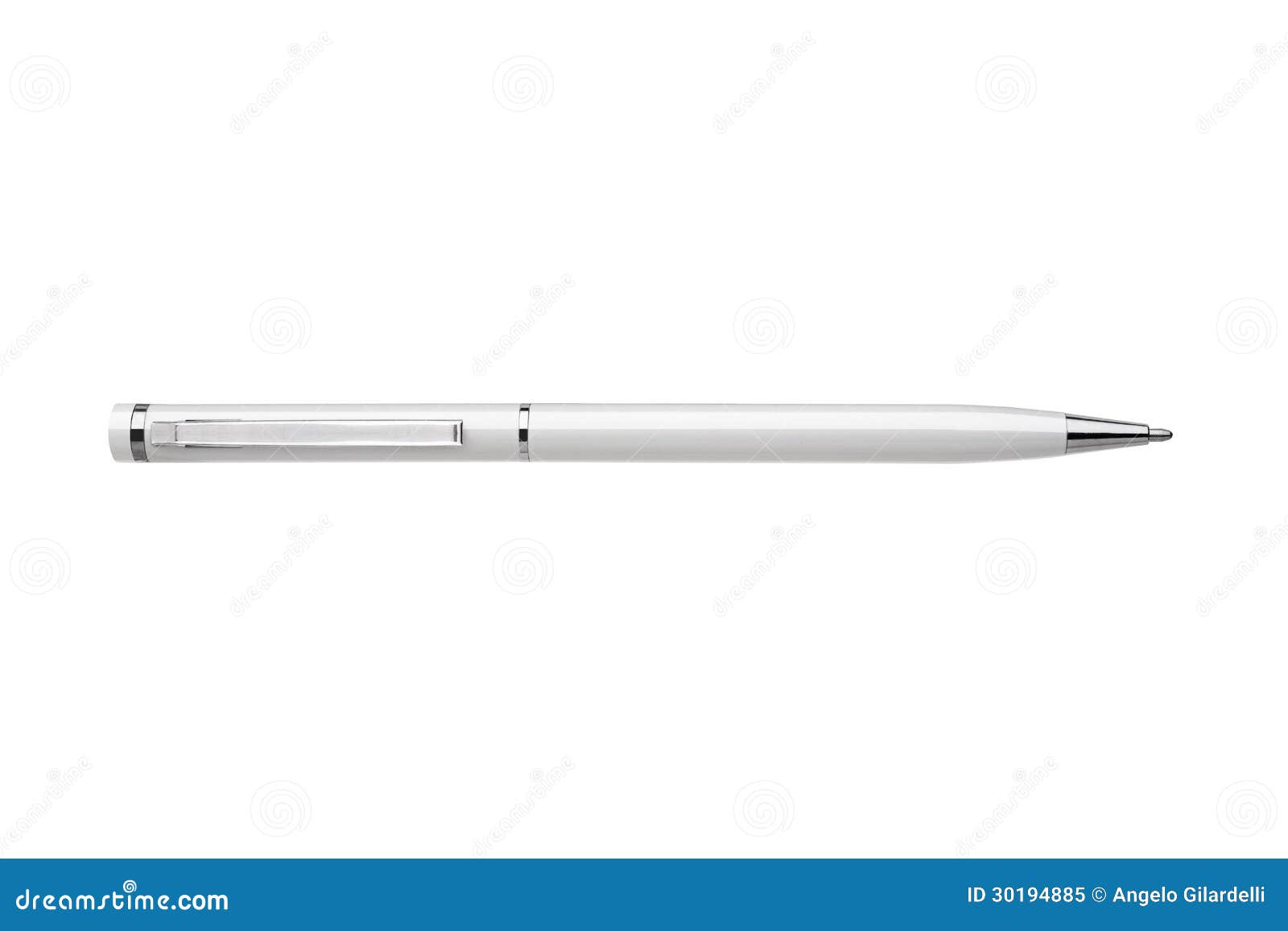 White pen stock image. Image of white, writing, color - 30194885