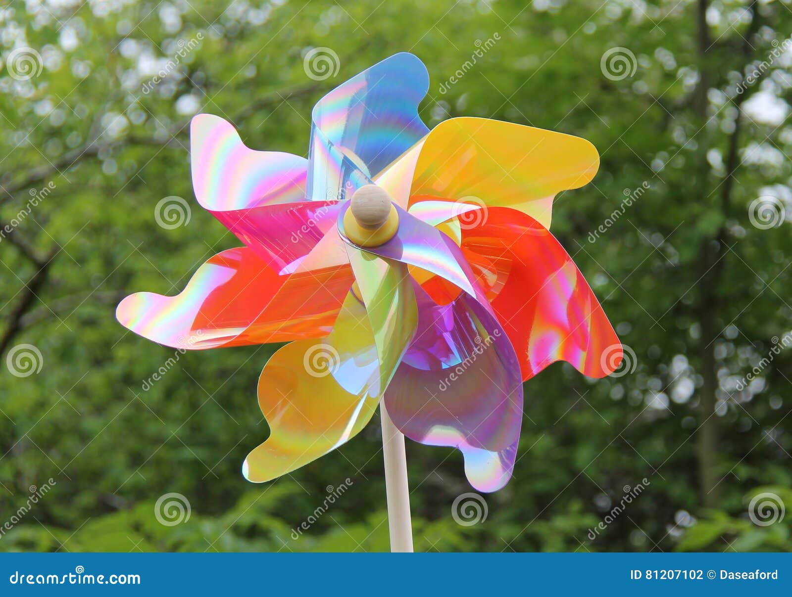 Plastic Windmill. stock photo. Image of mill, learn, playing - 81207102