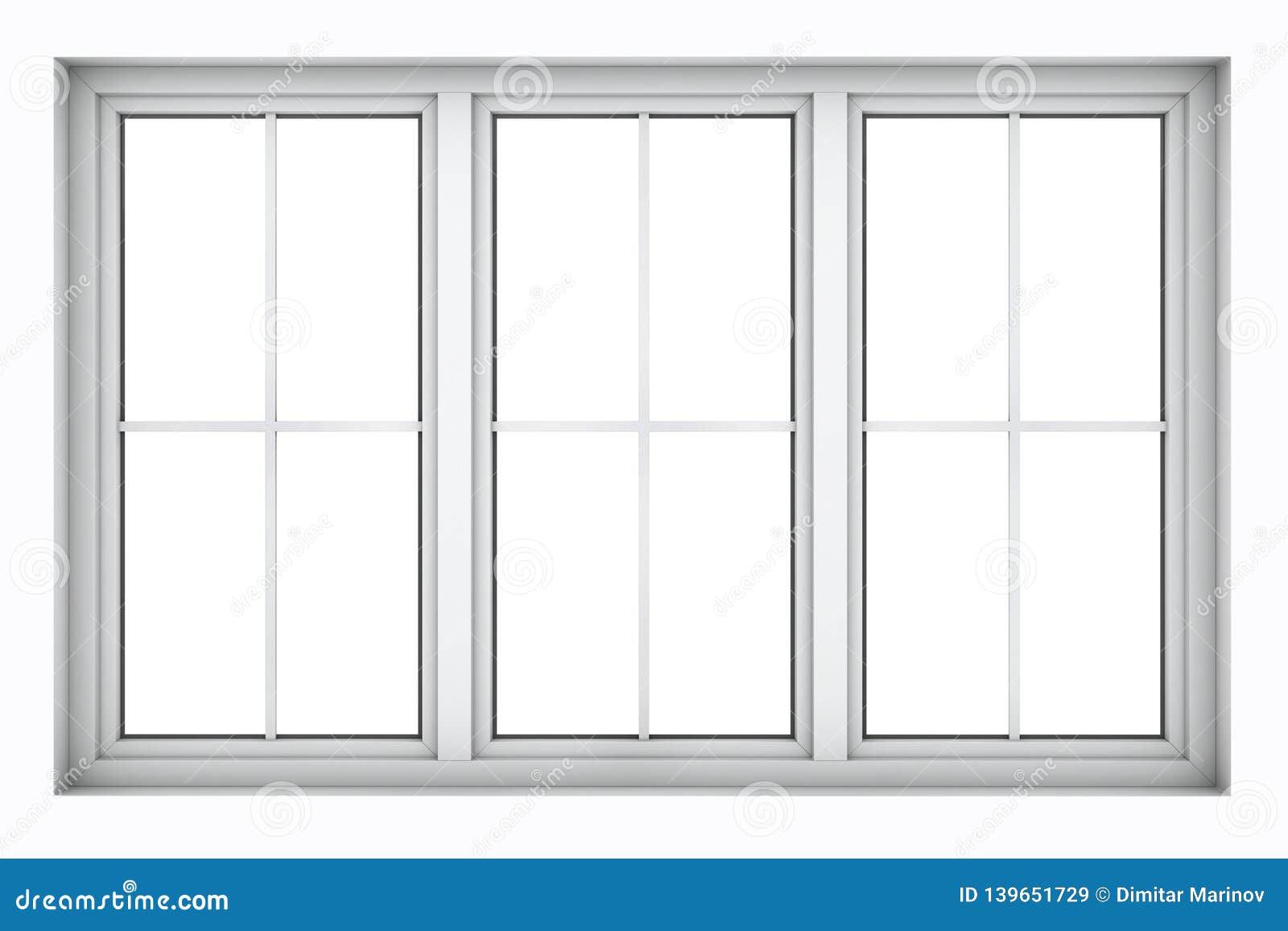 Plastic window frame stock illustration. Illustration of rectangular ...