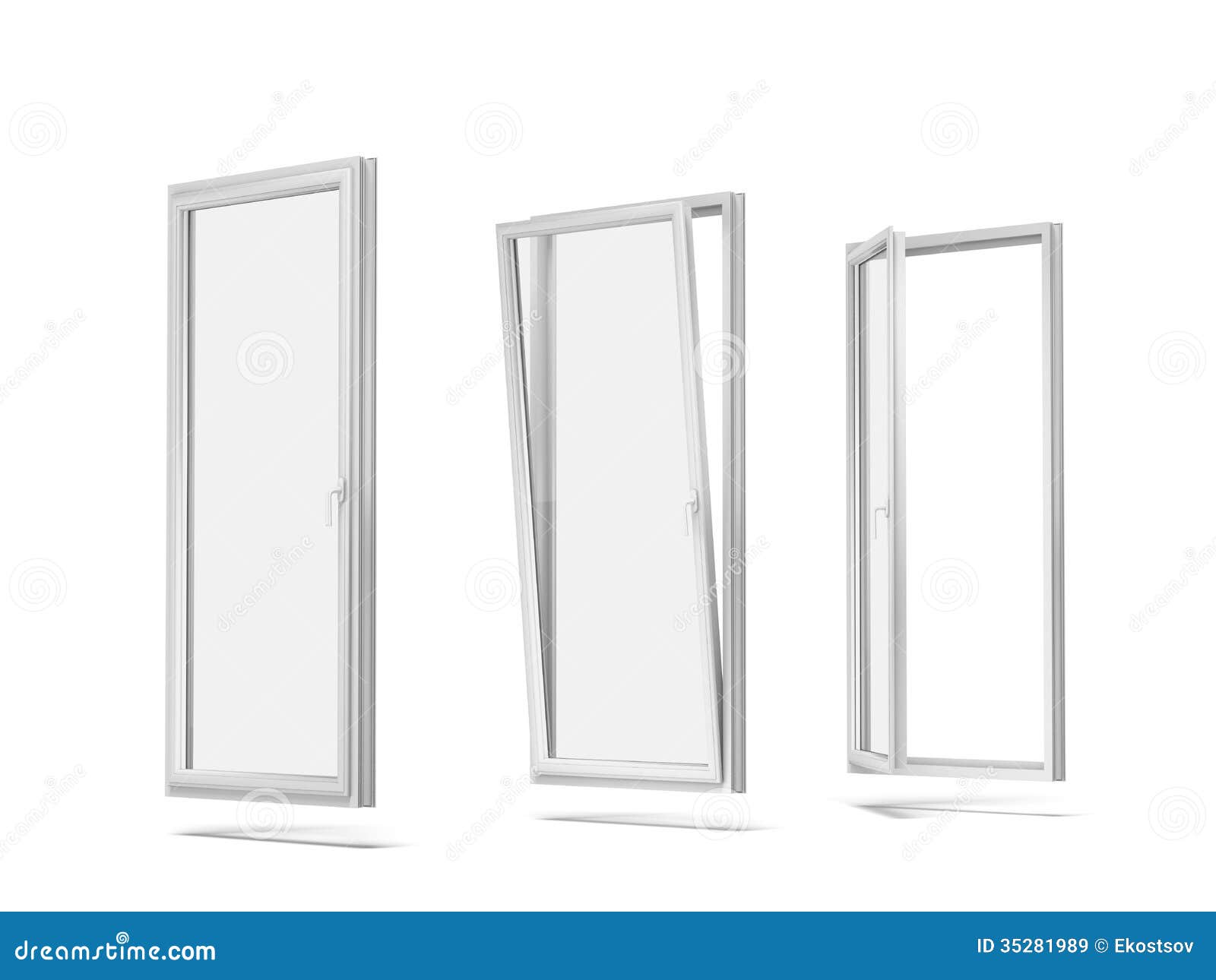 Plastic windows stock image. Image of cutout, inside - 35281989