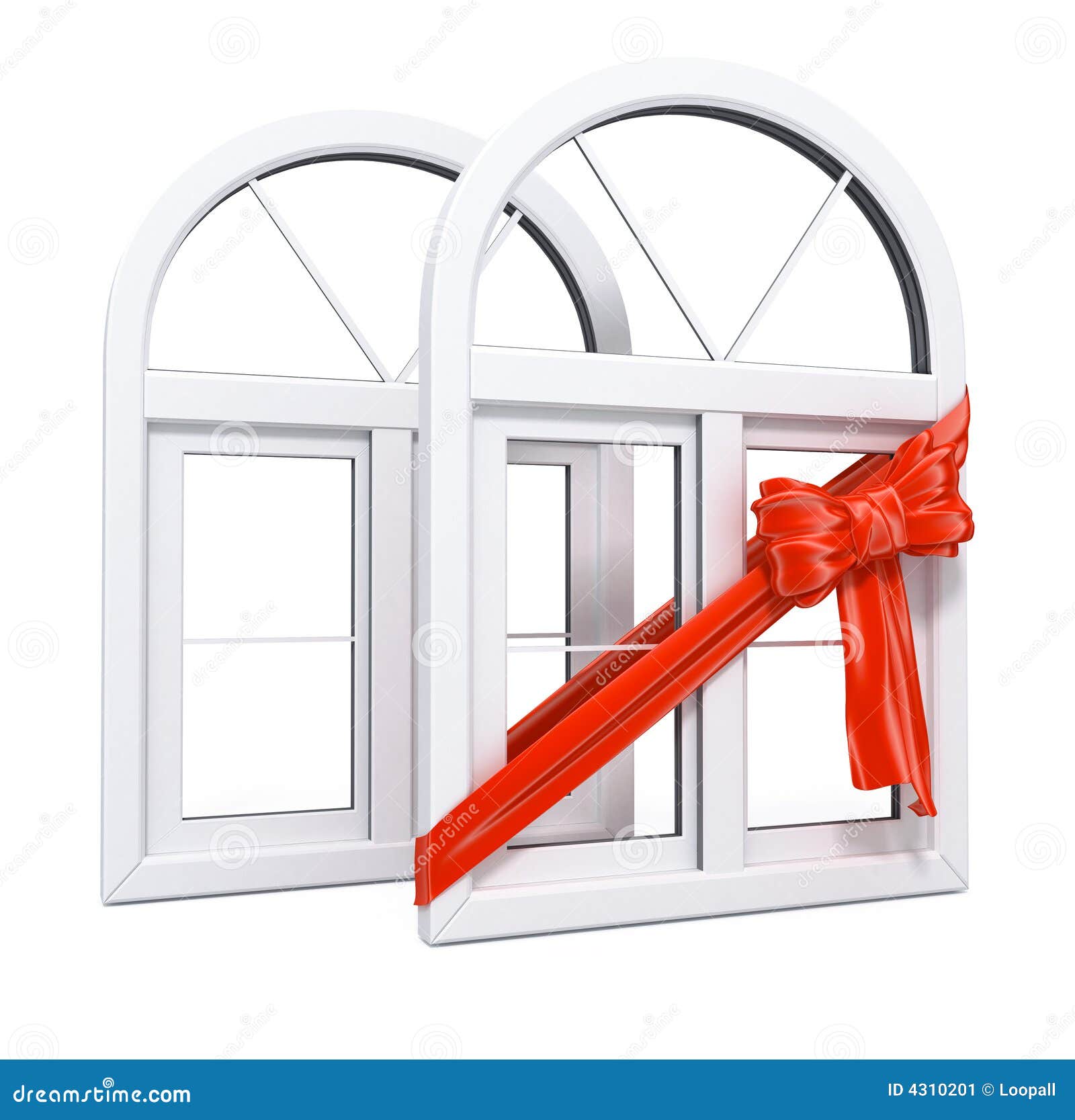 Gift Plastic Red Ribbon Windows Stock Illustrations – 2 Gift Plastic ...