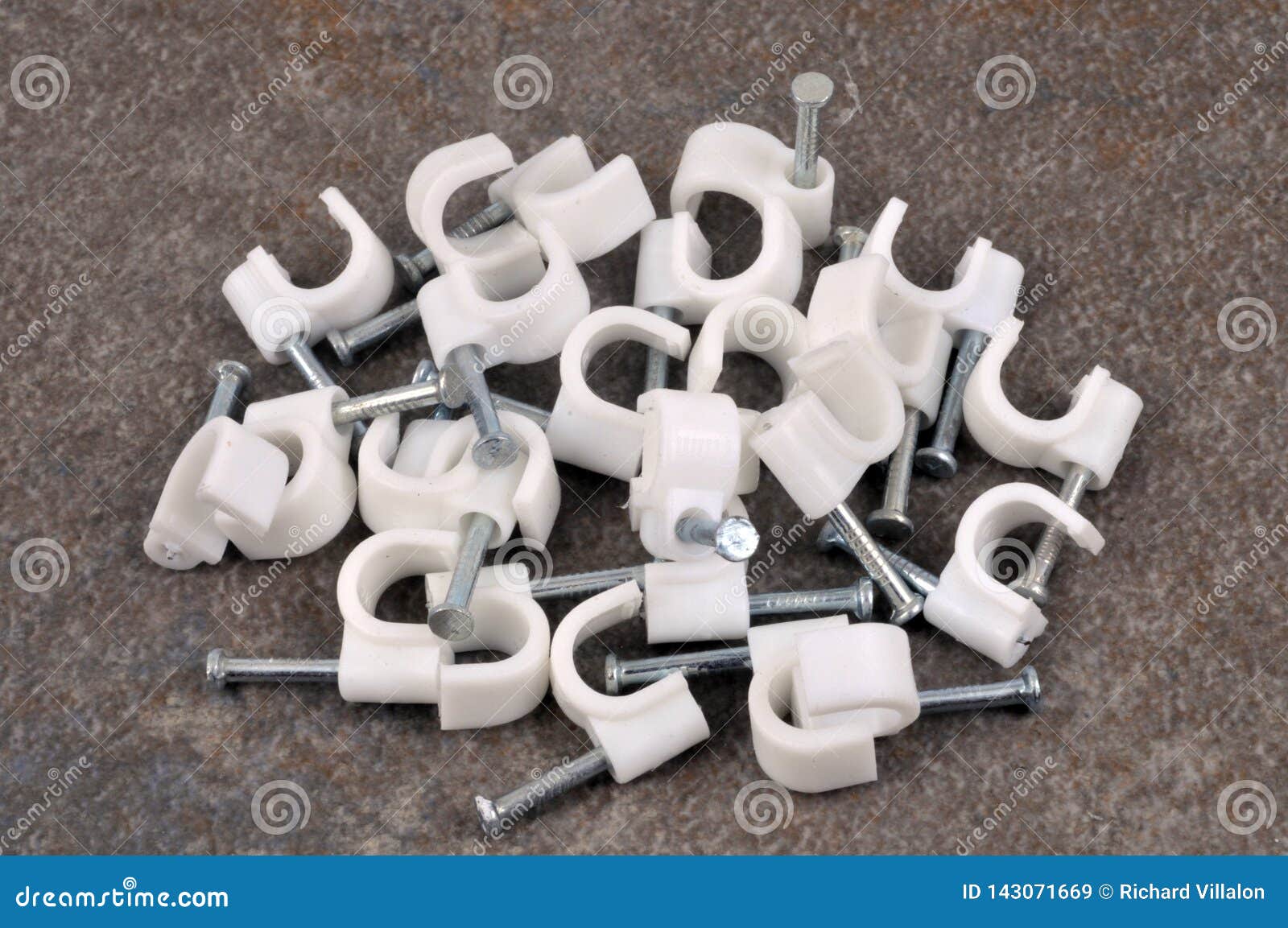Plastic wire tie stock image. Image of wires, nail, wire - 143071669