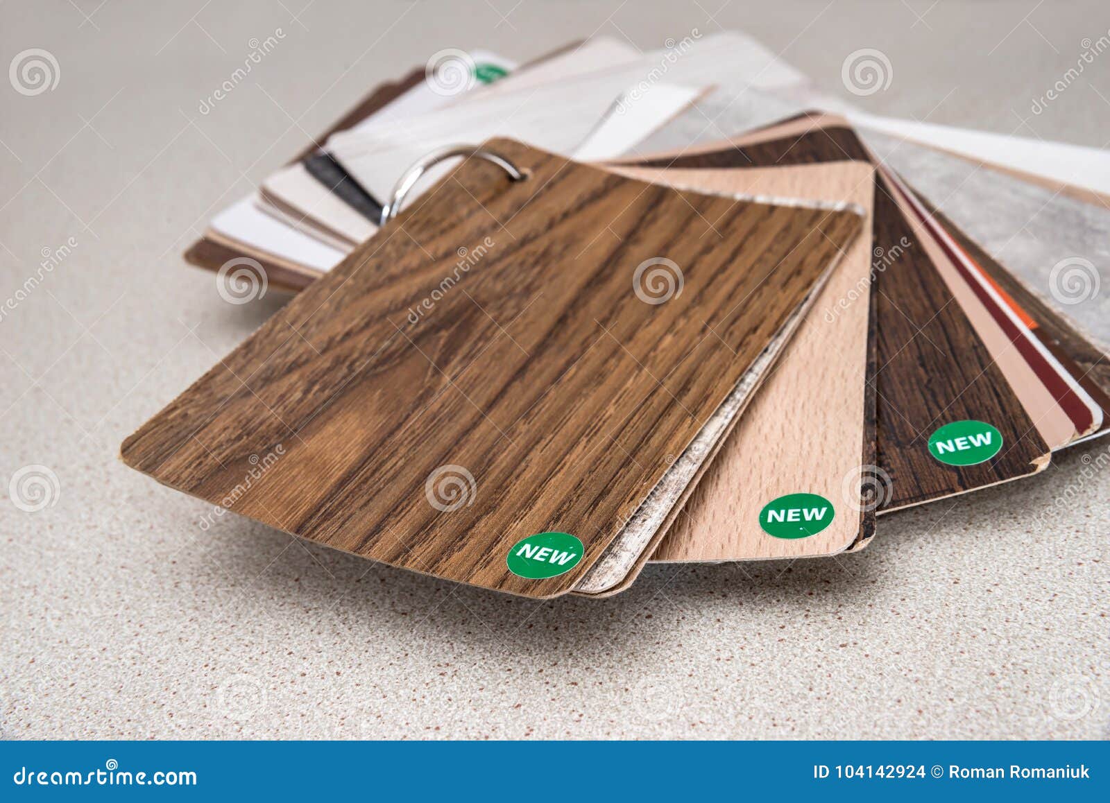 Plastic and Wood Sample Color Stock Photo - Image of object, dark ...