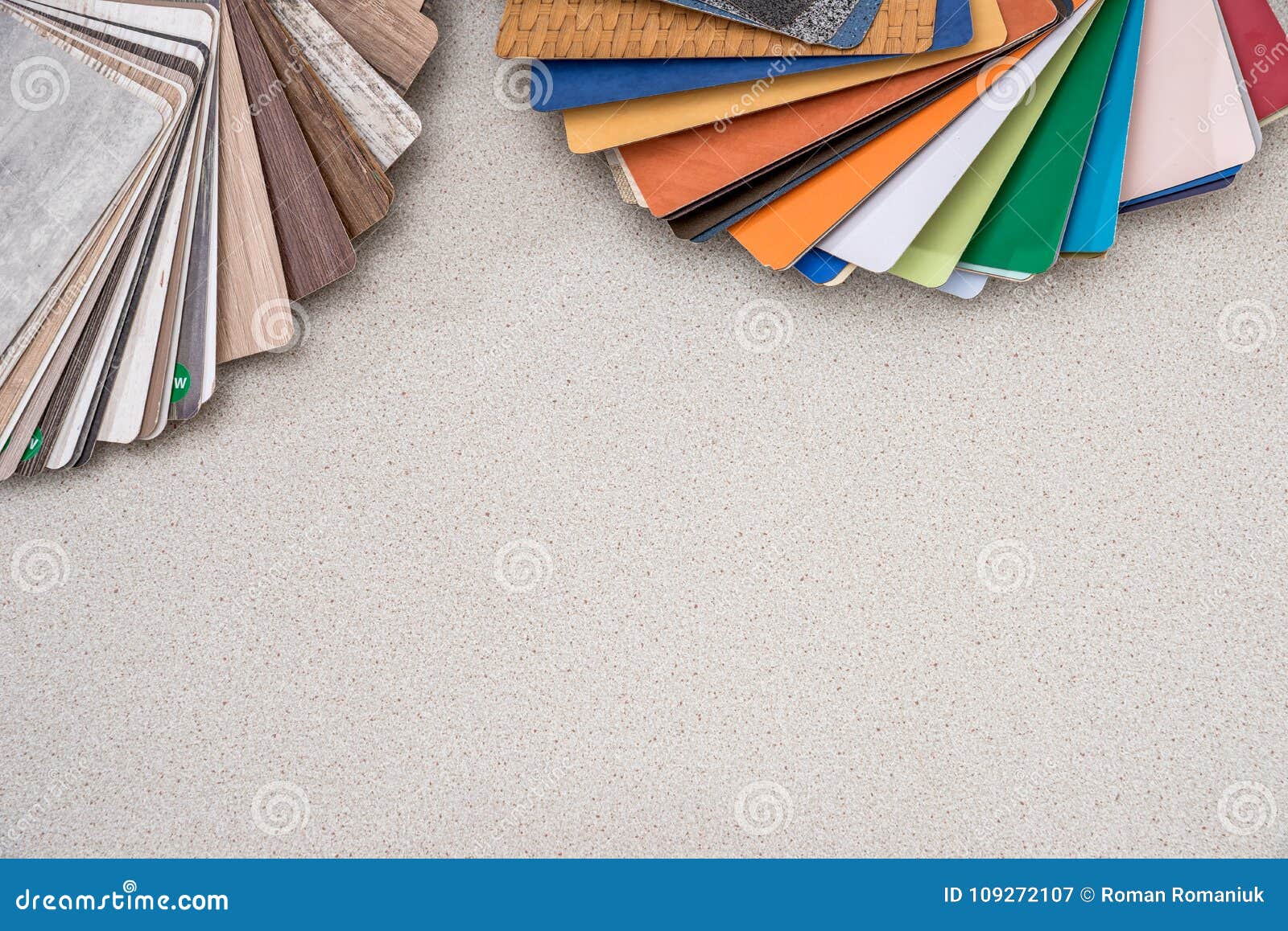 Plastic and Wood Sample Color Stock Image - Image of natural, house ...