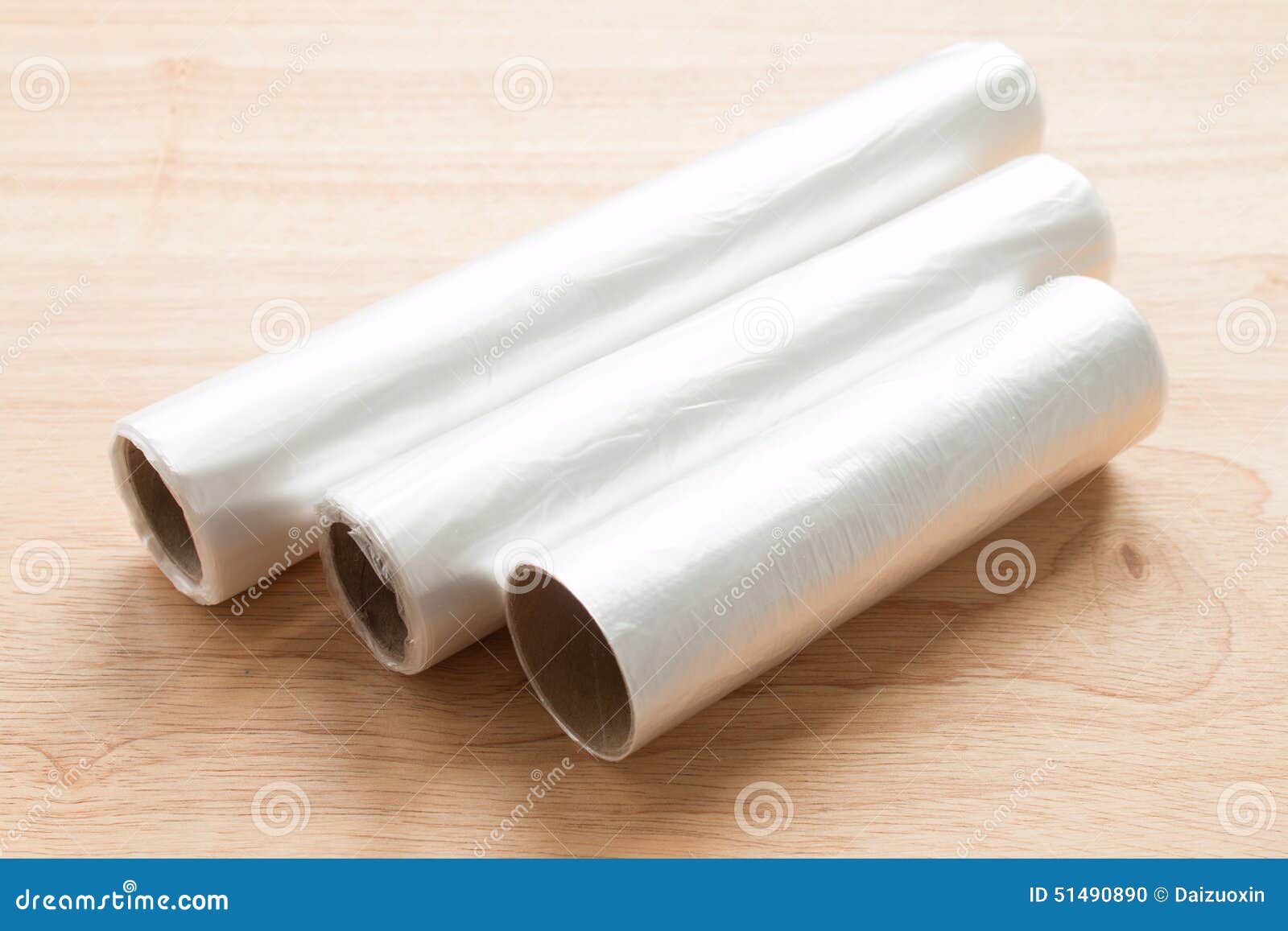 Plastic wrap stock photo. Image of packaging, roll, material - 51490890