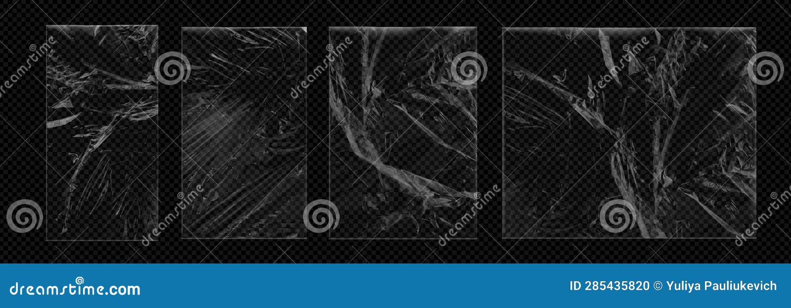 Plastic Wrap Texture for Vinyl Record with Shrink Stock Vector ...